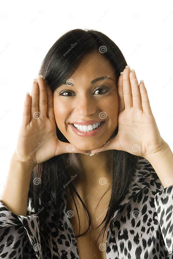 Great smile stock photo. Image of cute, latina, dream - 4878398