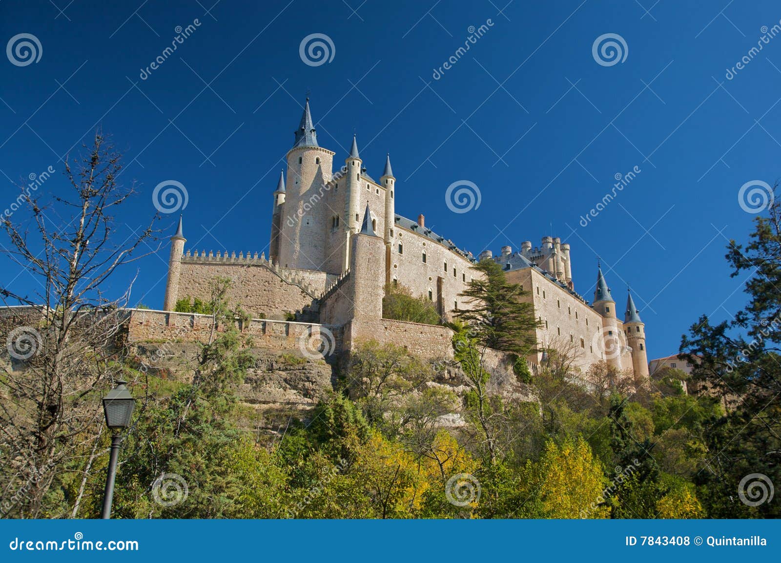 Great spanish fortress stock photo. Image of segovia, spain - 7843408