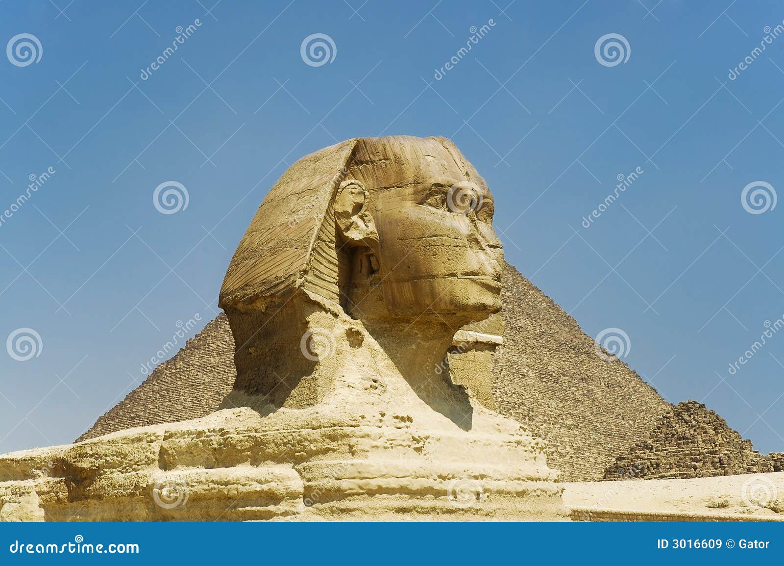 Great Sphinx of Giza stock image. Image of face, ancient - 3016609