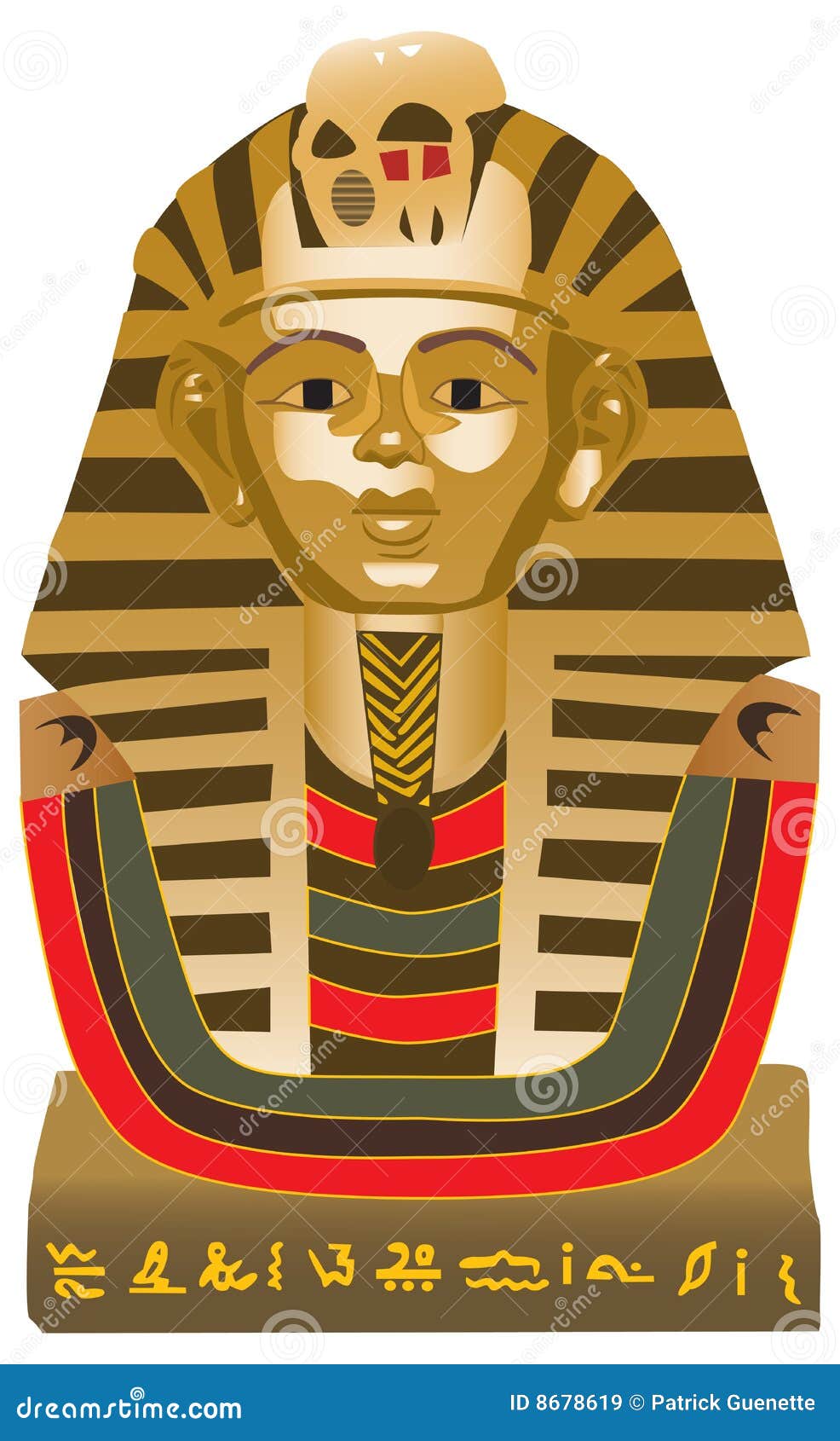 Great Sphinx Egypt Of Giza Logo With Pyramid Vector Illustration On The ...
