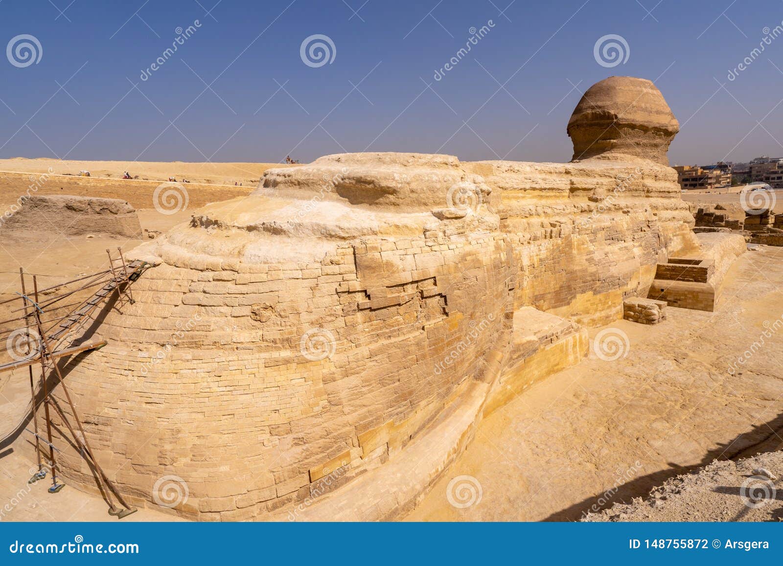 Great Sphinx of Giza stock photo. Image of monuments - 148755872