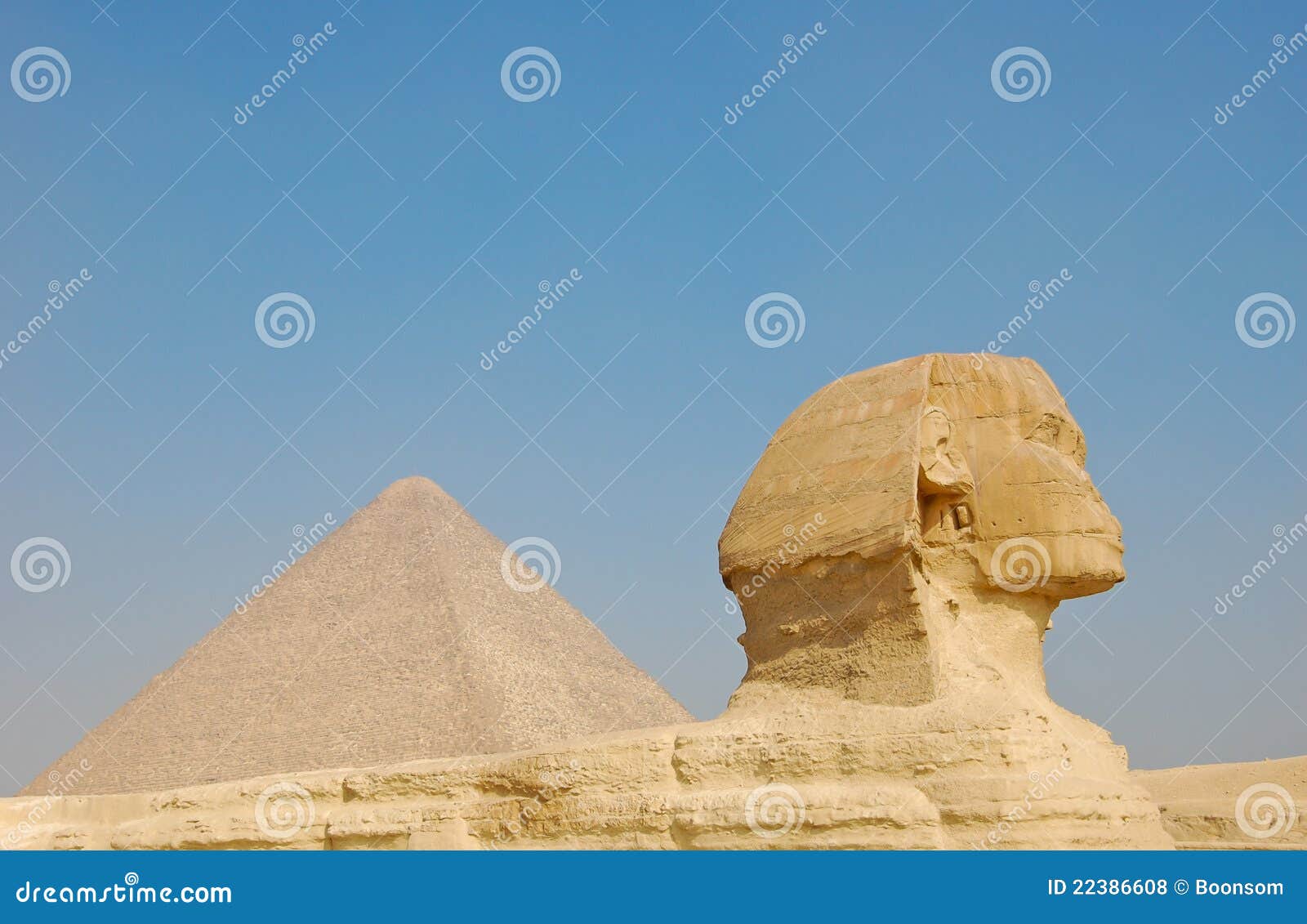 Great Sphinx of Giza in Egypt Stock Photo - Image of landmark, historic ...