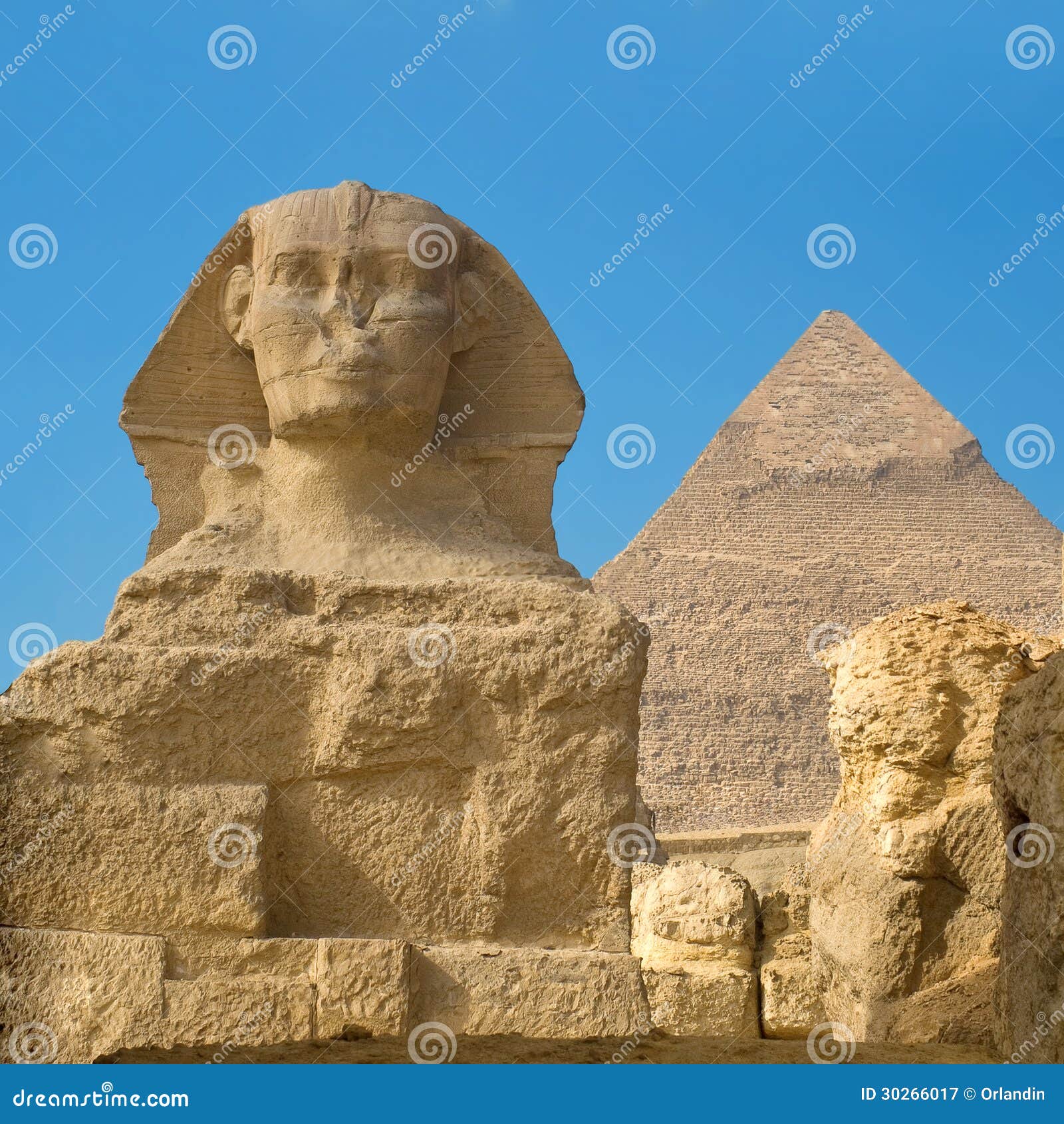 Greate Sphinx stock image. Image of pyramids, africa - 30266017