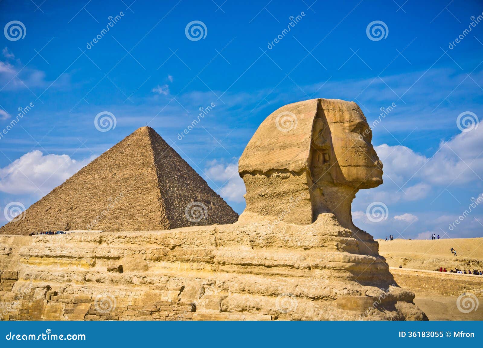 The Great Sphinx in Giza stock image. Image of great - 36183055