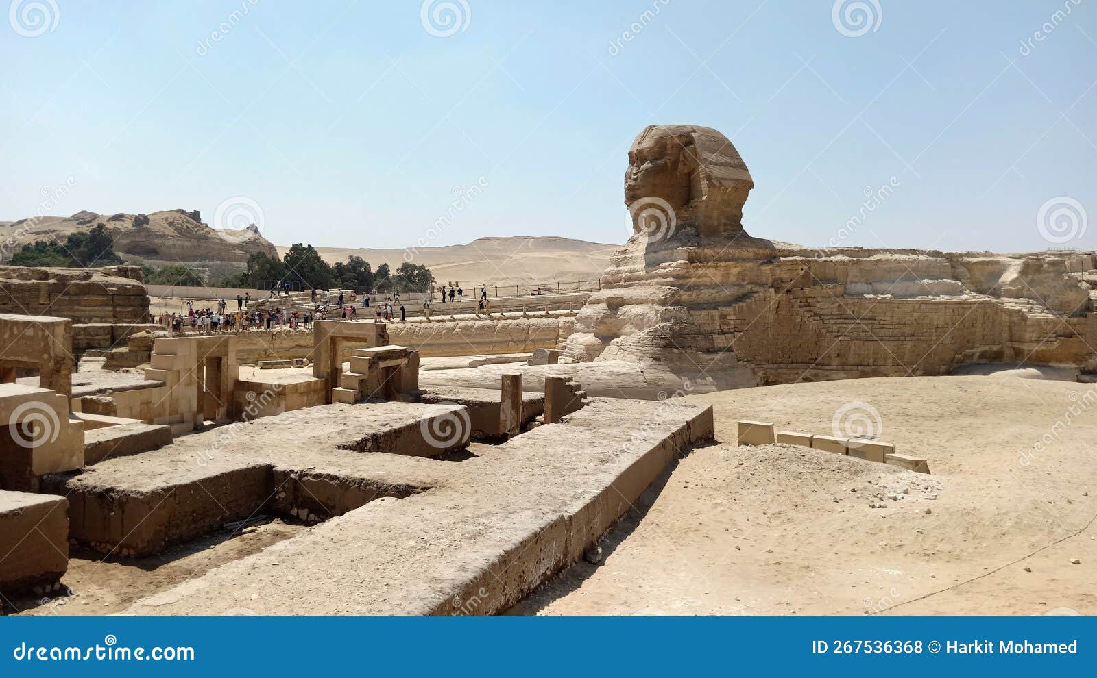 The Great Sphinx in Pyramid Complex Egypt Editorial Stock Photo - Image ...