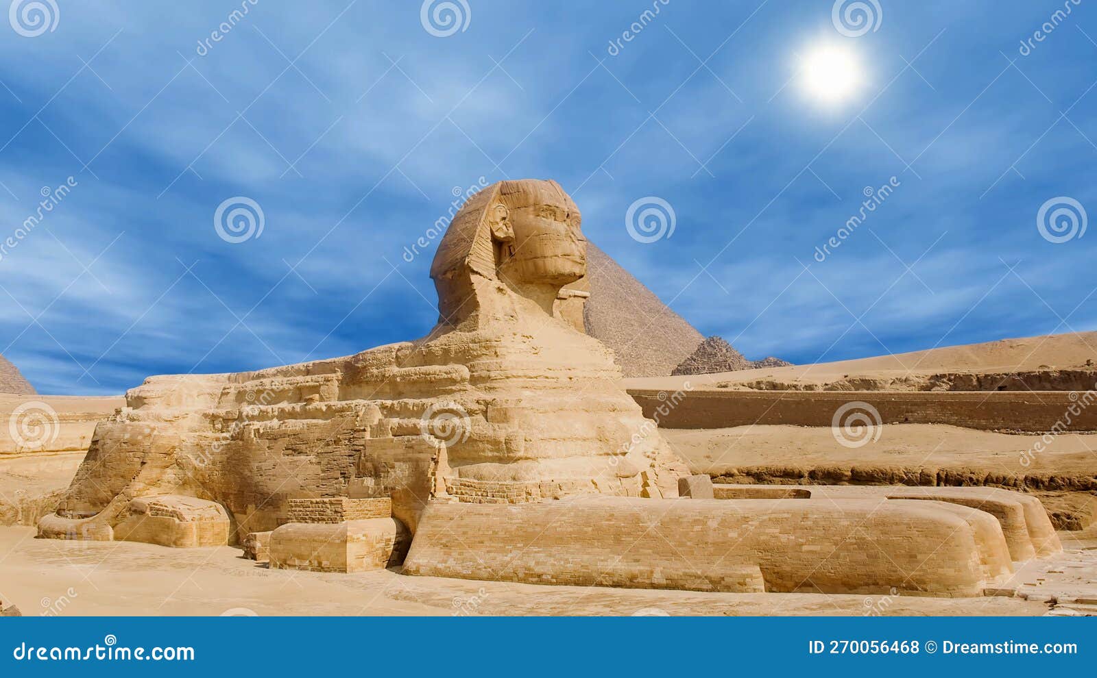 Great Sphinx stock photo. Image of badlands, statue - 270056468