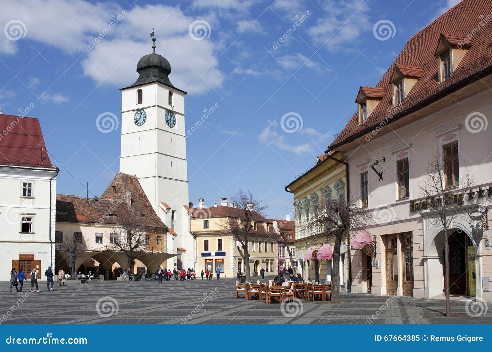SIBIU, ROMANIA: The So-called Home With Eyes, Rooflights On Roof ...