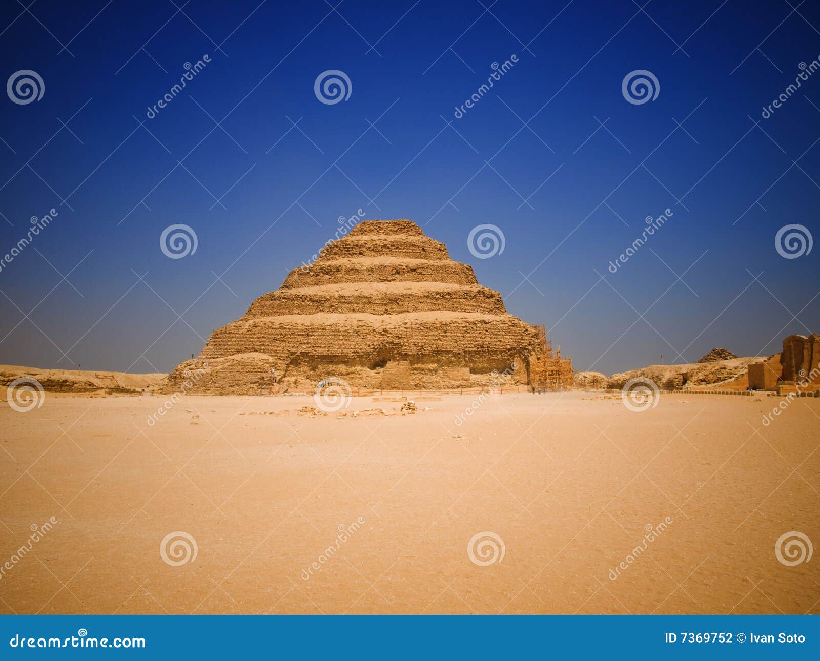 Great Step Pyramid of Djoser Stock Photo - Image of egypt, panoramic ...