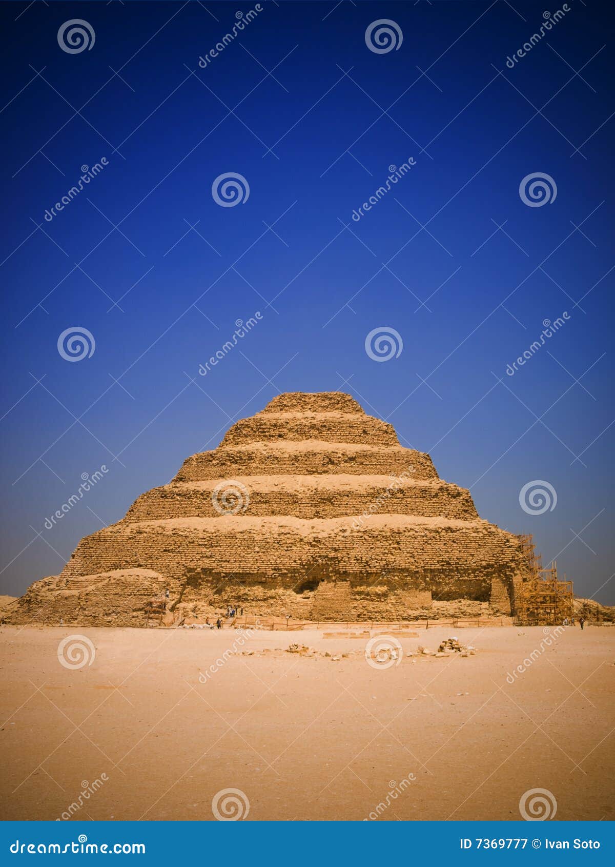 Great Step Pyramid of Djoser Stock Image - Image of history, travel ...