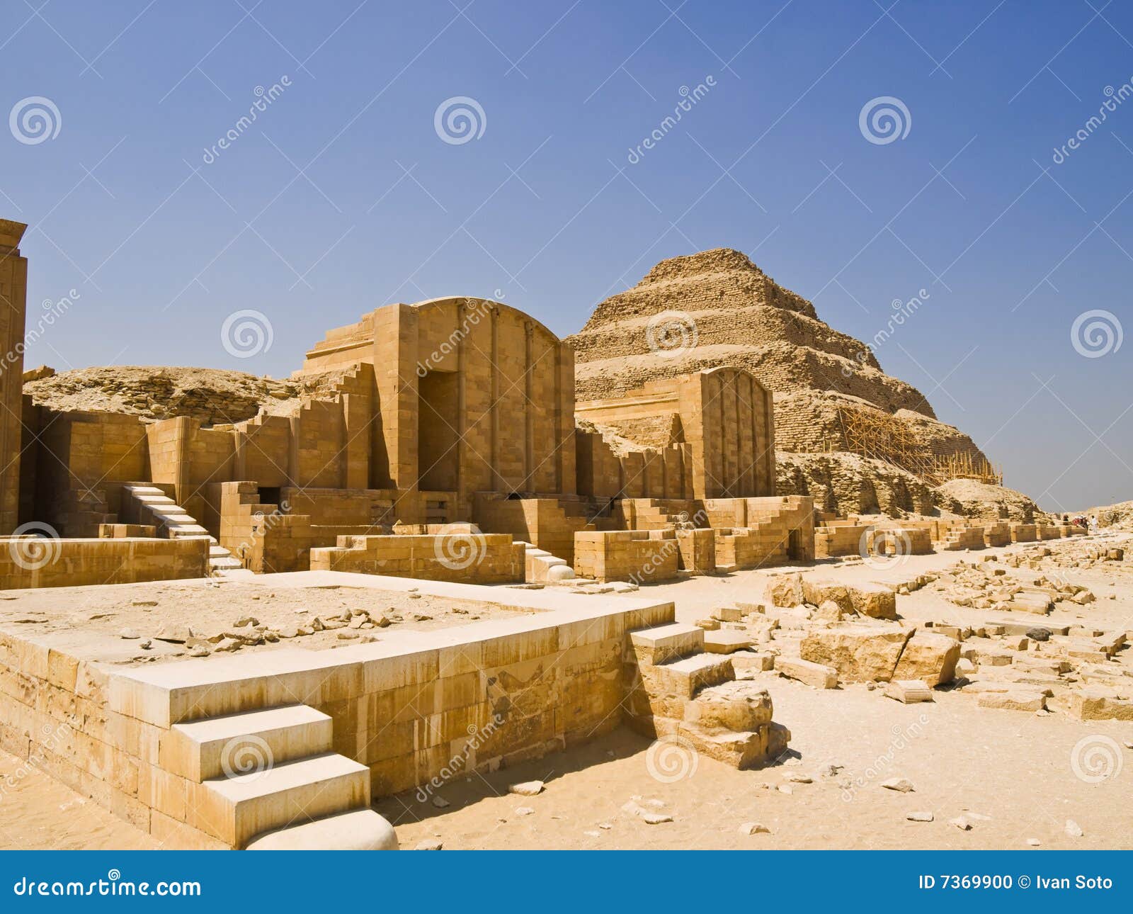 Great Step Pyramid of Djoser Stock Photo - Image of africa, djoser: 7369900