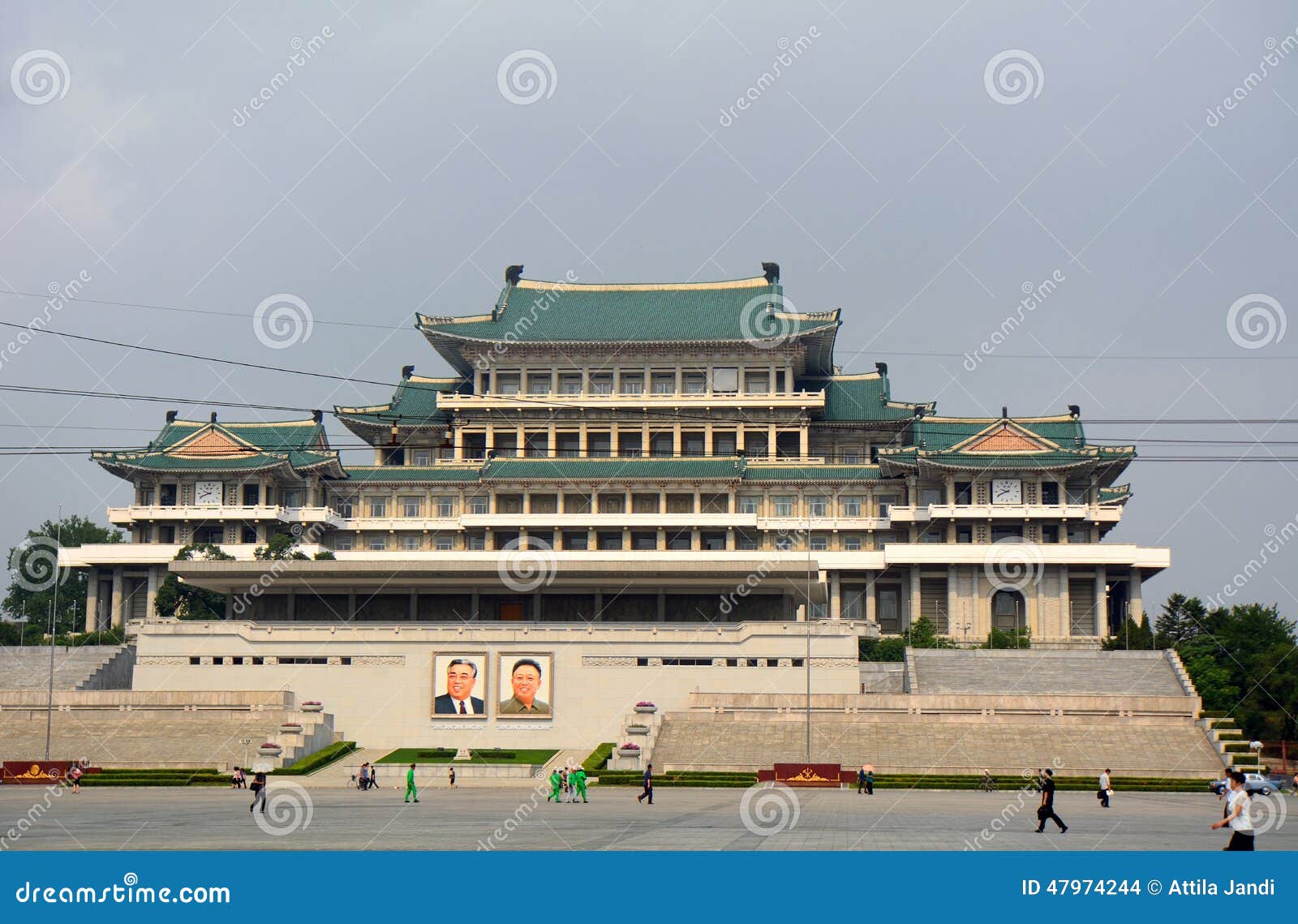 The Great Study Hall, Pyongyang, North-Korea Editorial Stock Image ...