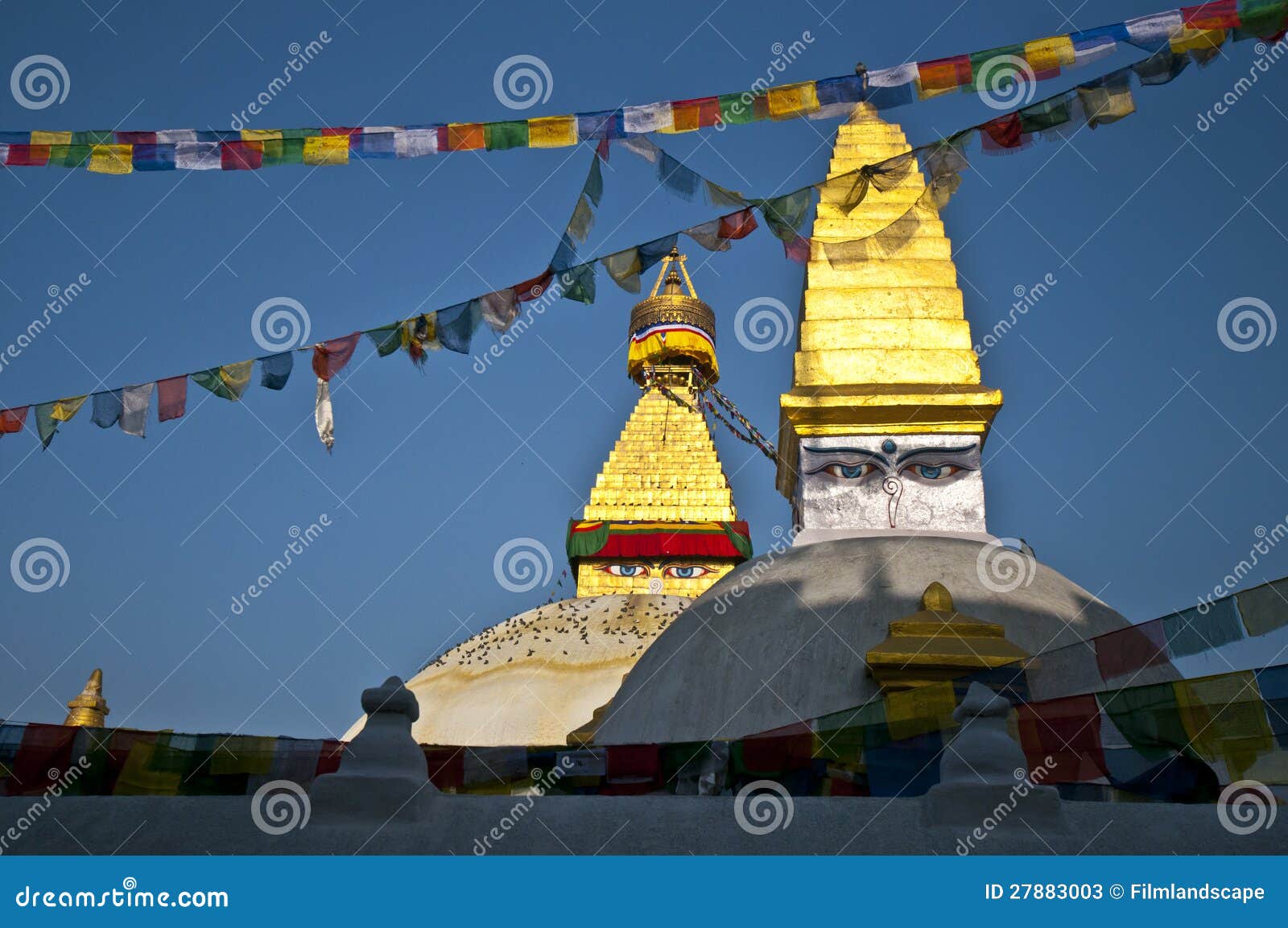 The great stupa, Bodnath stock image. Image of culture - 27883003