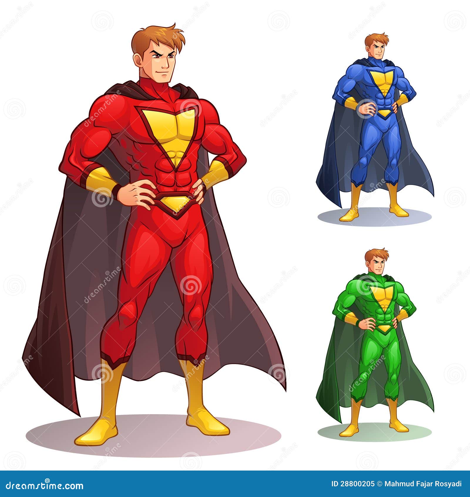 Great Superhero stock vector. Illustration of brave, handsome - 28800205