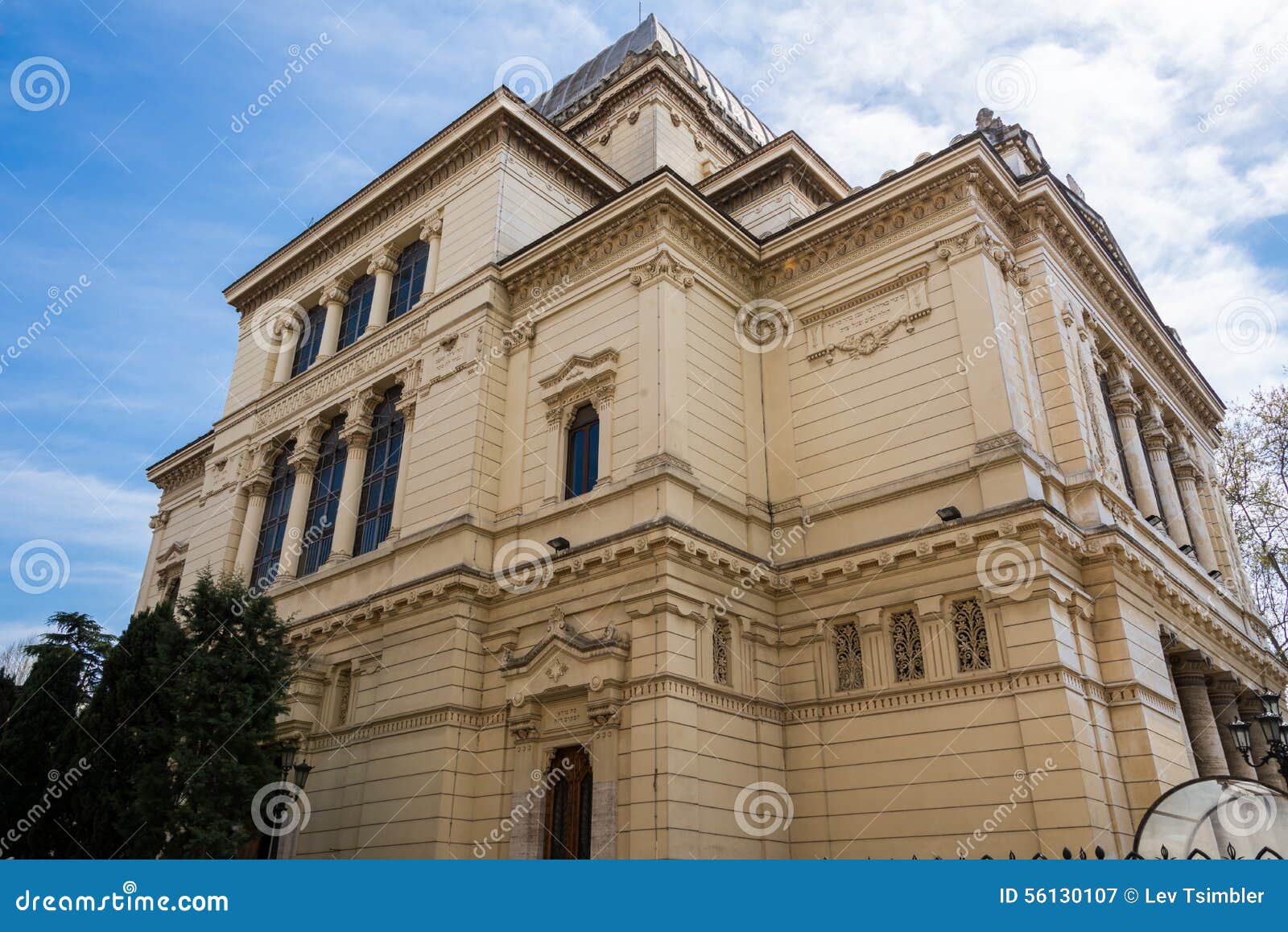 Great Synagogue of Rome stock image. Image of facade - 56130107