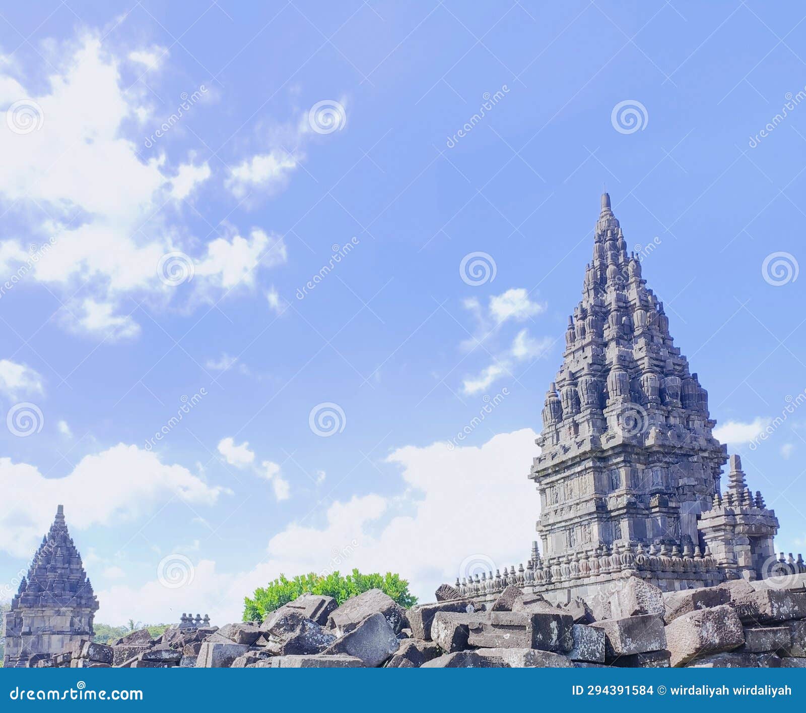 Great Tamples in Java Indonesia Stock Photo - Image of indonesia, blue ...