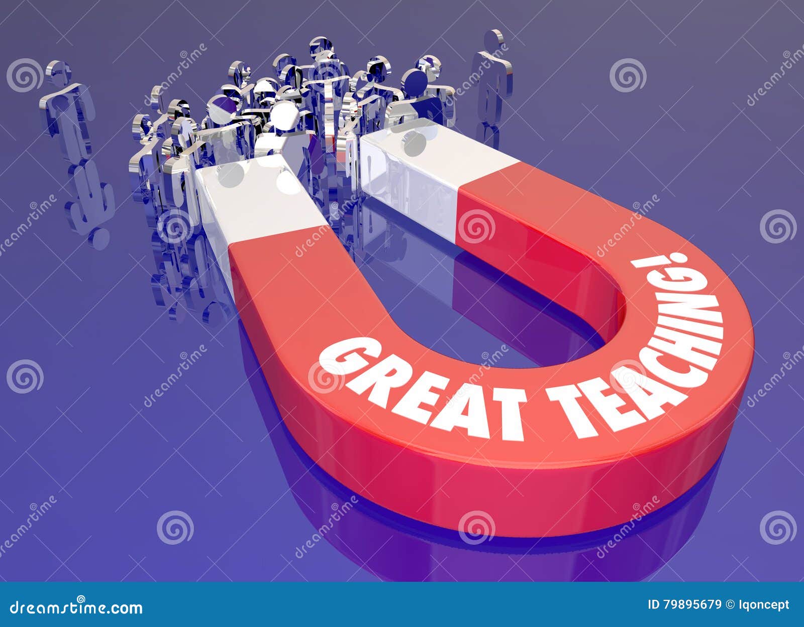 Great Teaching Students School Magnet Words Stock Illustration ...