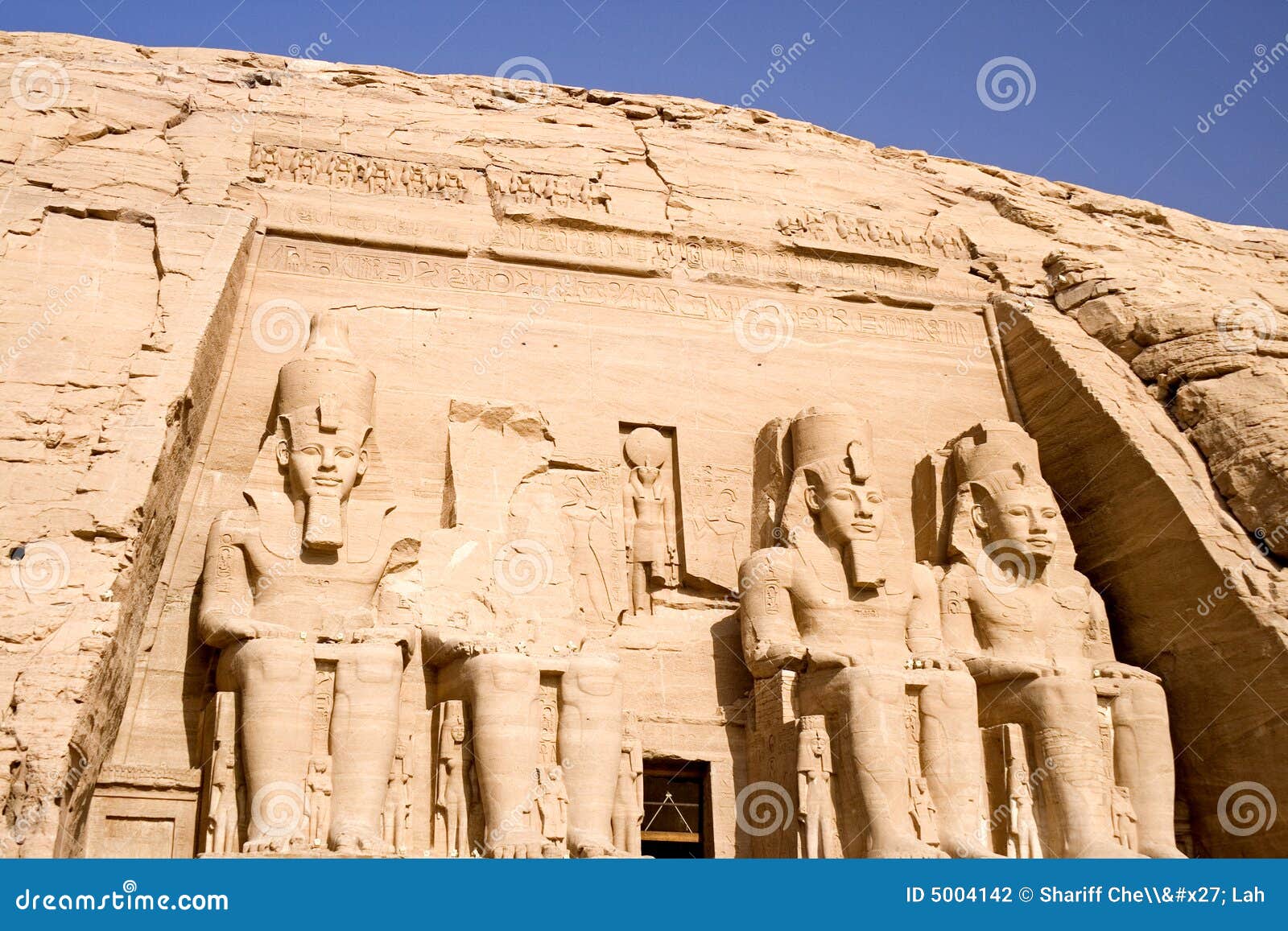 The Great Temple of Abu Simbel Stock Photo - Image of pyramid, great ...