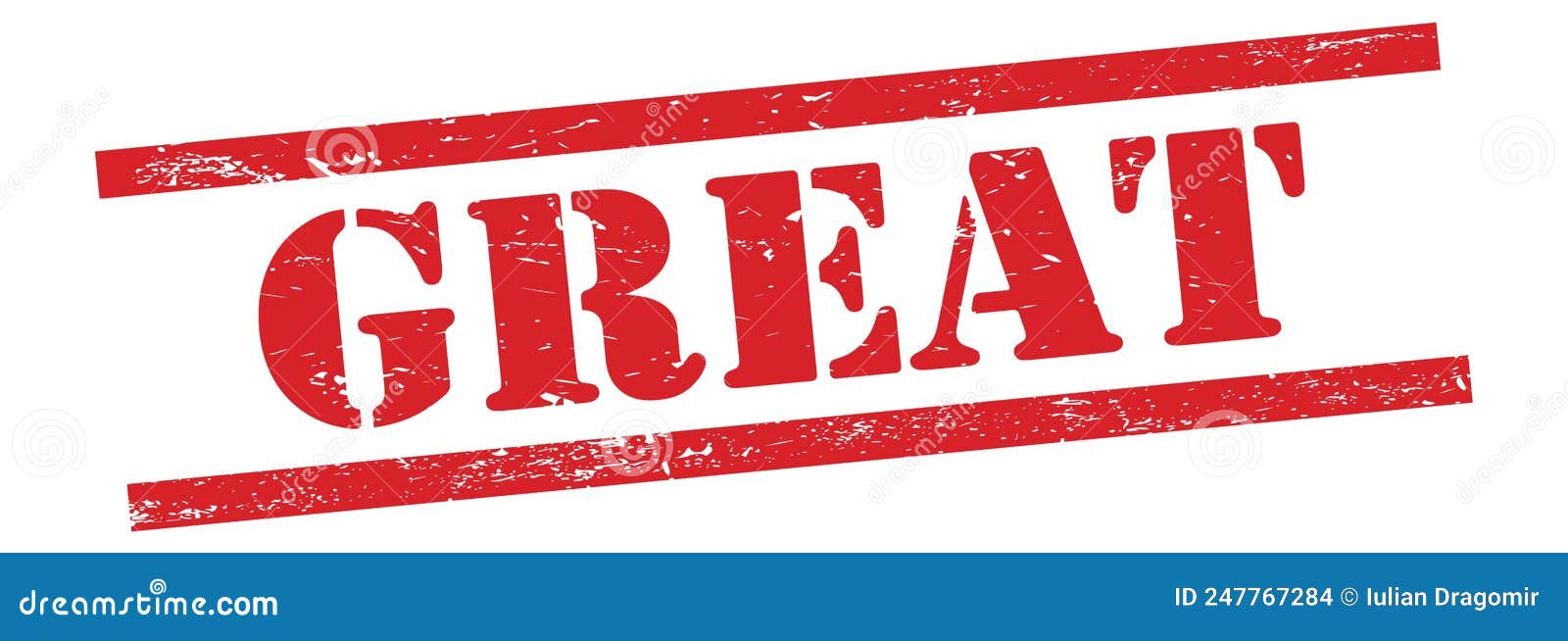 Great Text Presented On Logo Style Colorful Background Cartoon Vector ...