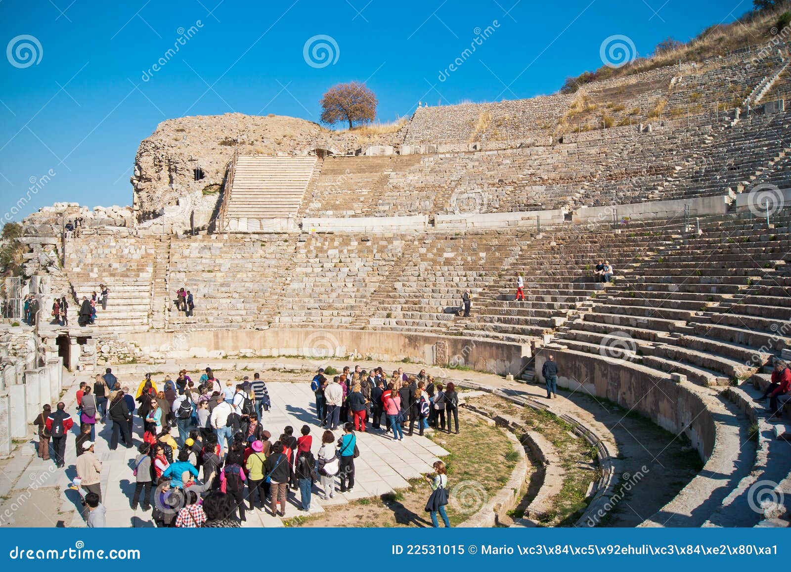 Great theatre in Ephesus editorial image. Image of amphitheater - 22531015