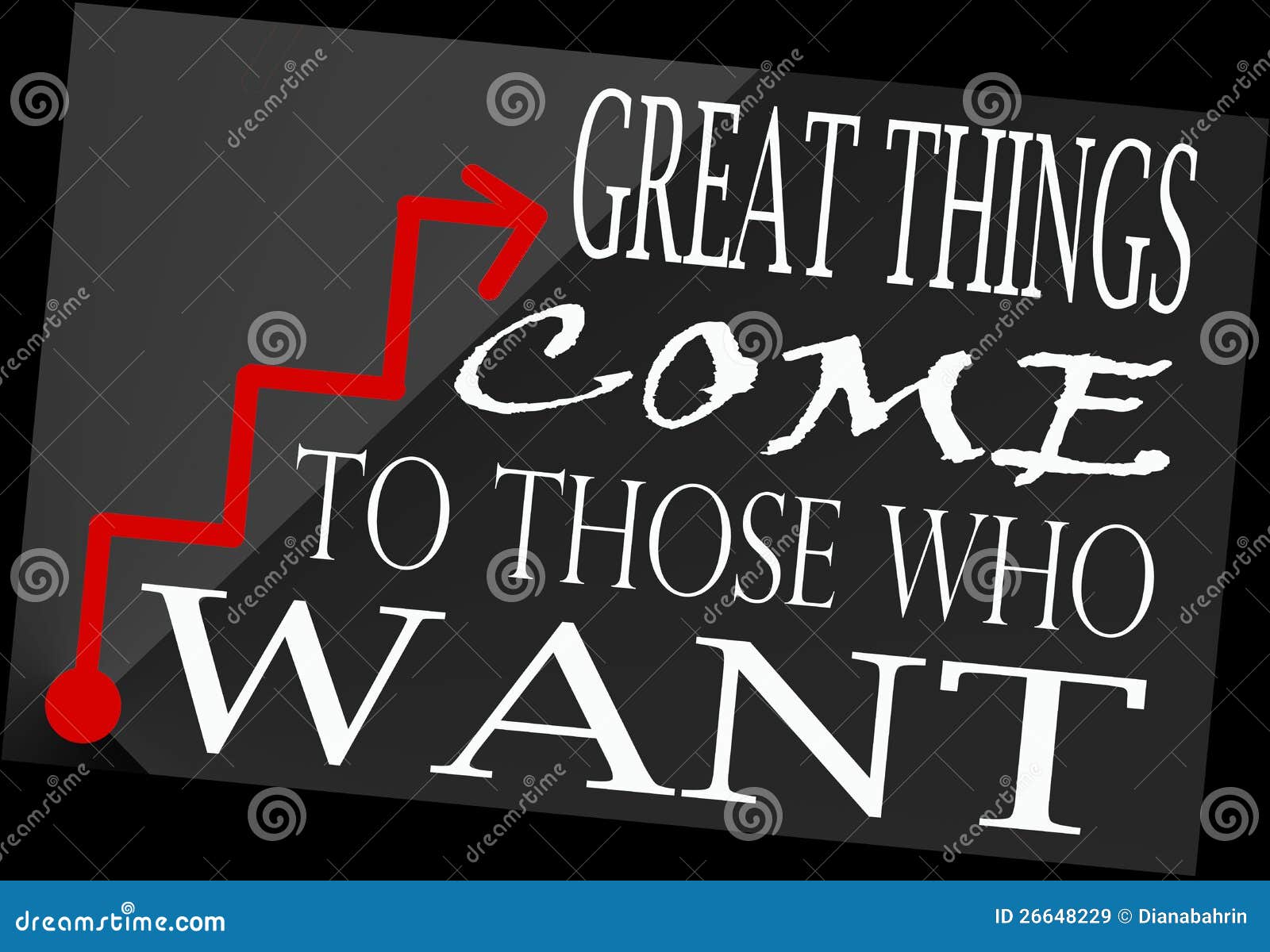 Great things stock illustration. Illustration of inspire - 26648229