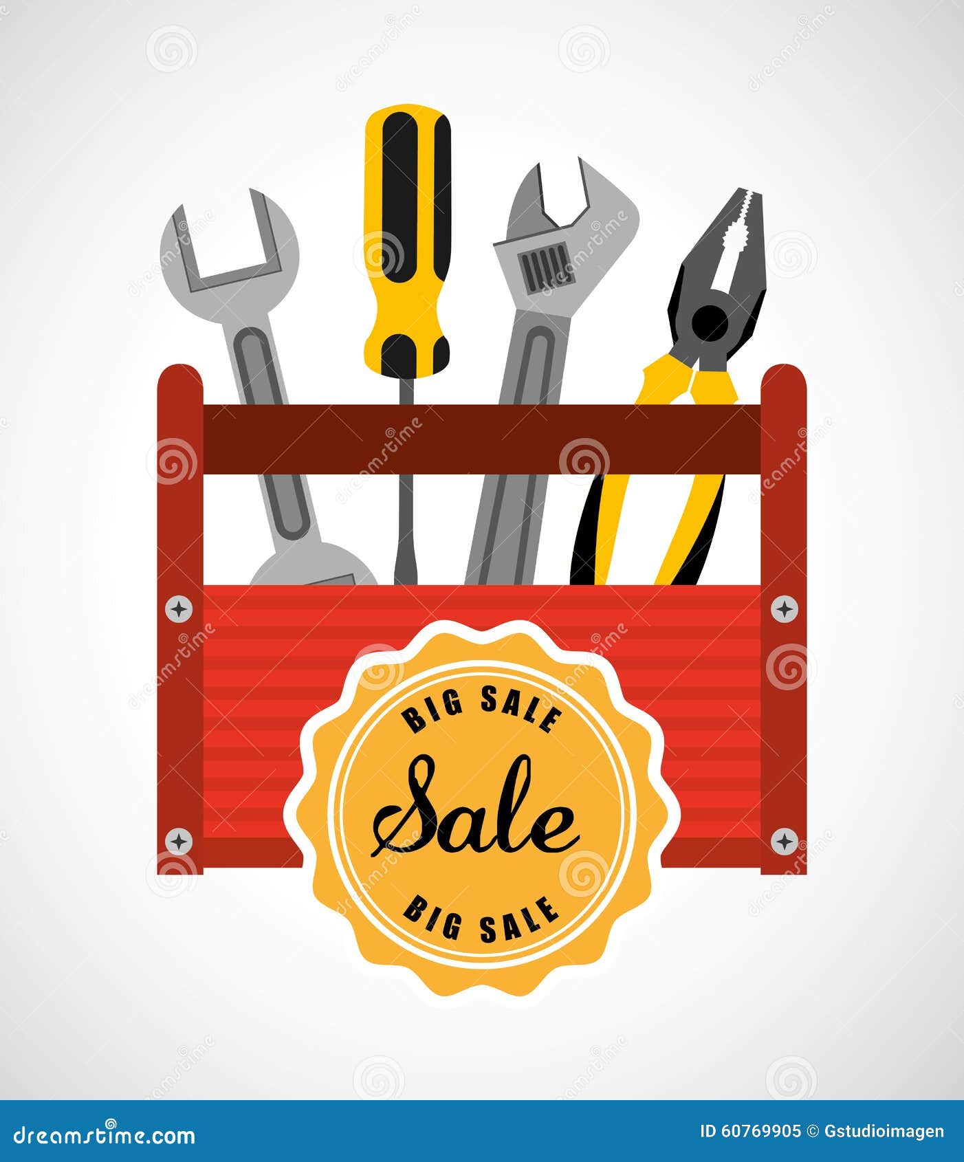 Great tools for sale stock vector. Illustration of symbol - 60769905