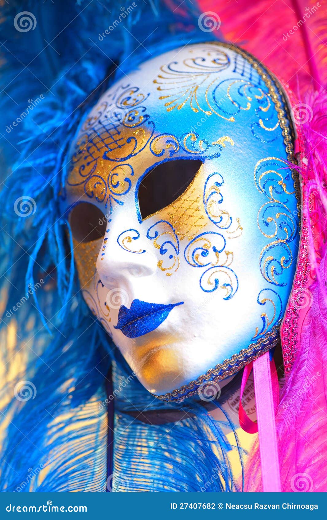Great Traditional Venetian Mask Stock Photo - Image of elegance, face ...