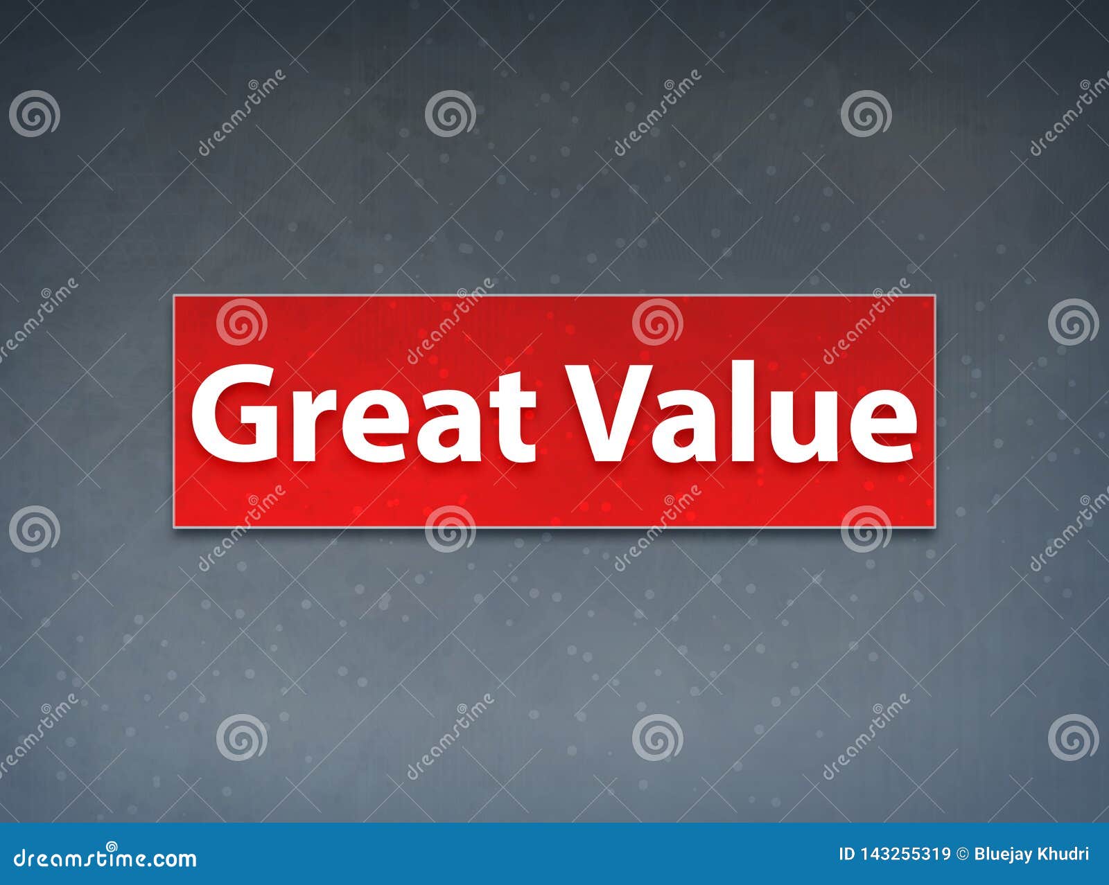 Great Value Red Banner Abstract Background Stock Illustration ...