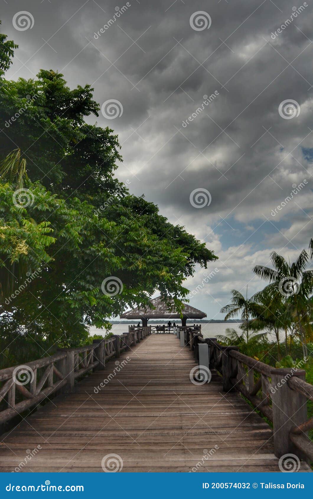 A Great View from BelÃ©m, ParÃ¡, Brazil. Stock Photo - Image of garden ...