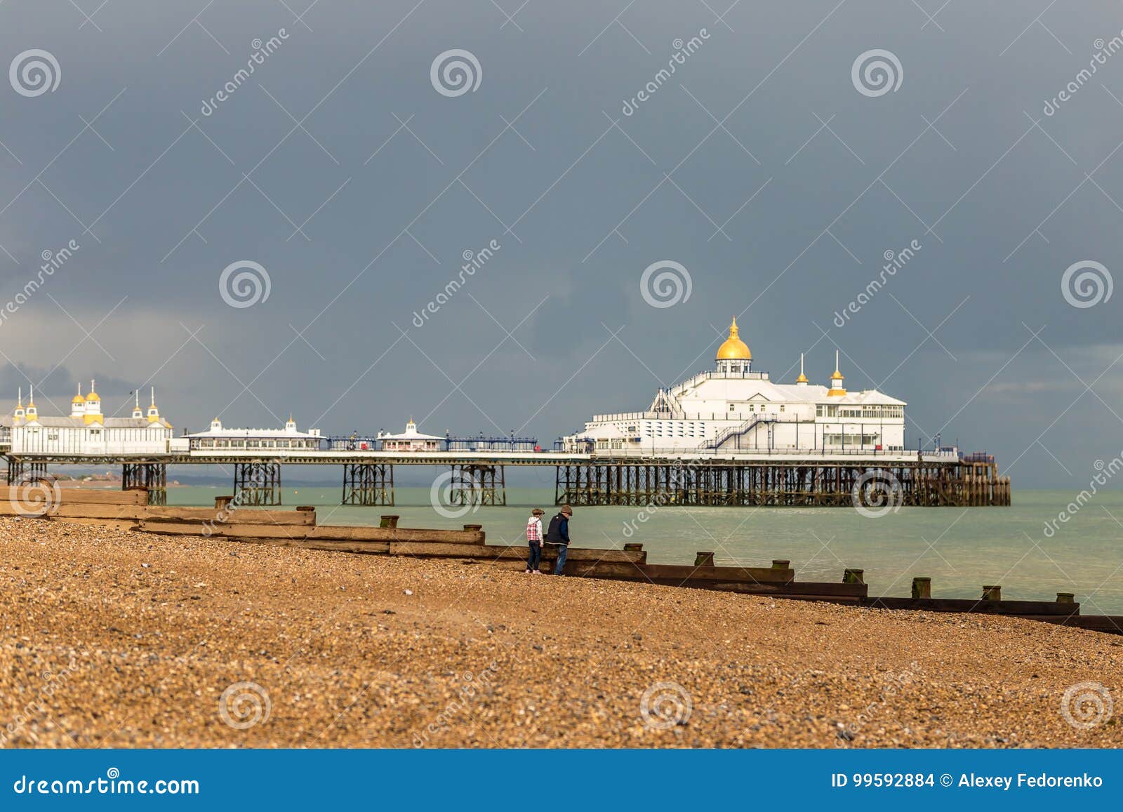 Great View of Eastbourne Pier Editorial Stock Image - Image of ...