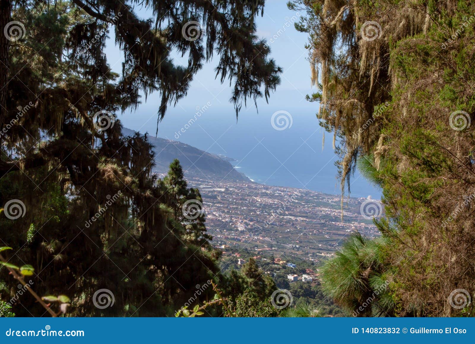 Great View Over a City on Atlantic Stock Photo - Image of european ...