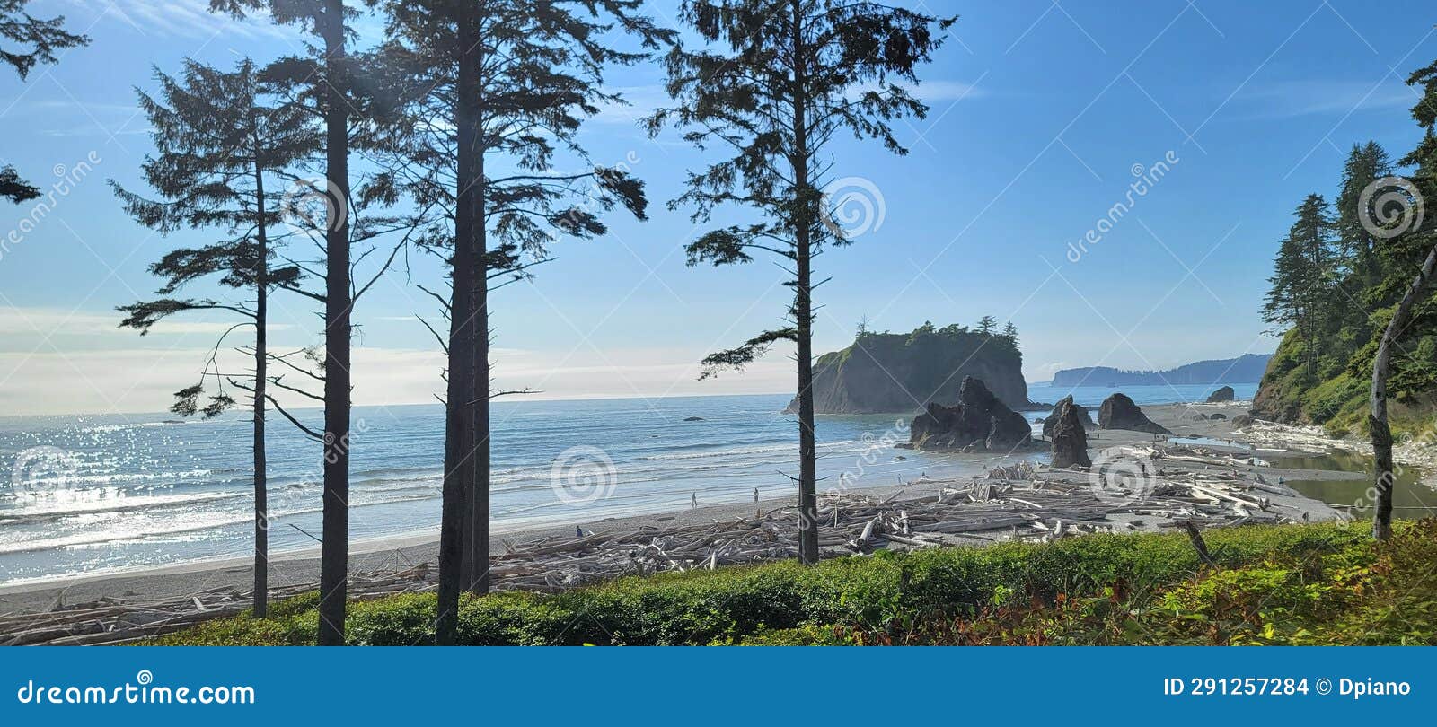A Great View of Ruby Beach in the Olympic Peninsula Washington Stock ...