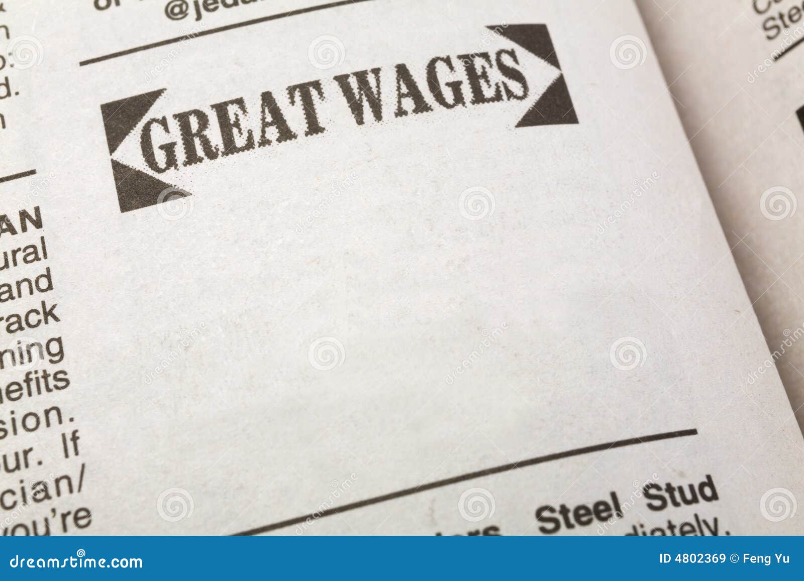 Great Wages stock image. Image of earn, wages, occupation - 4802369