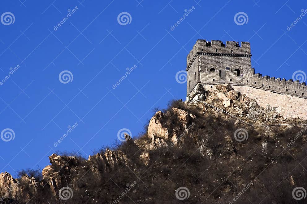 The Great Wall stock photo. Image of famous, mongol, postcard - 1207174