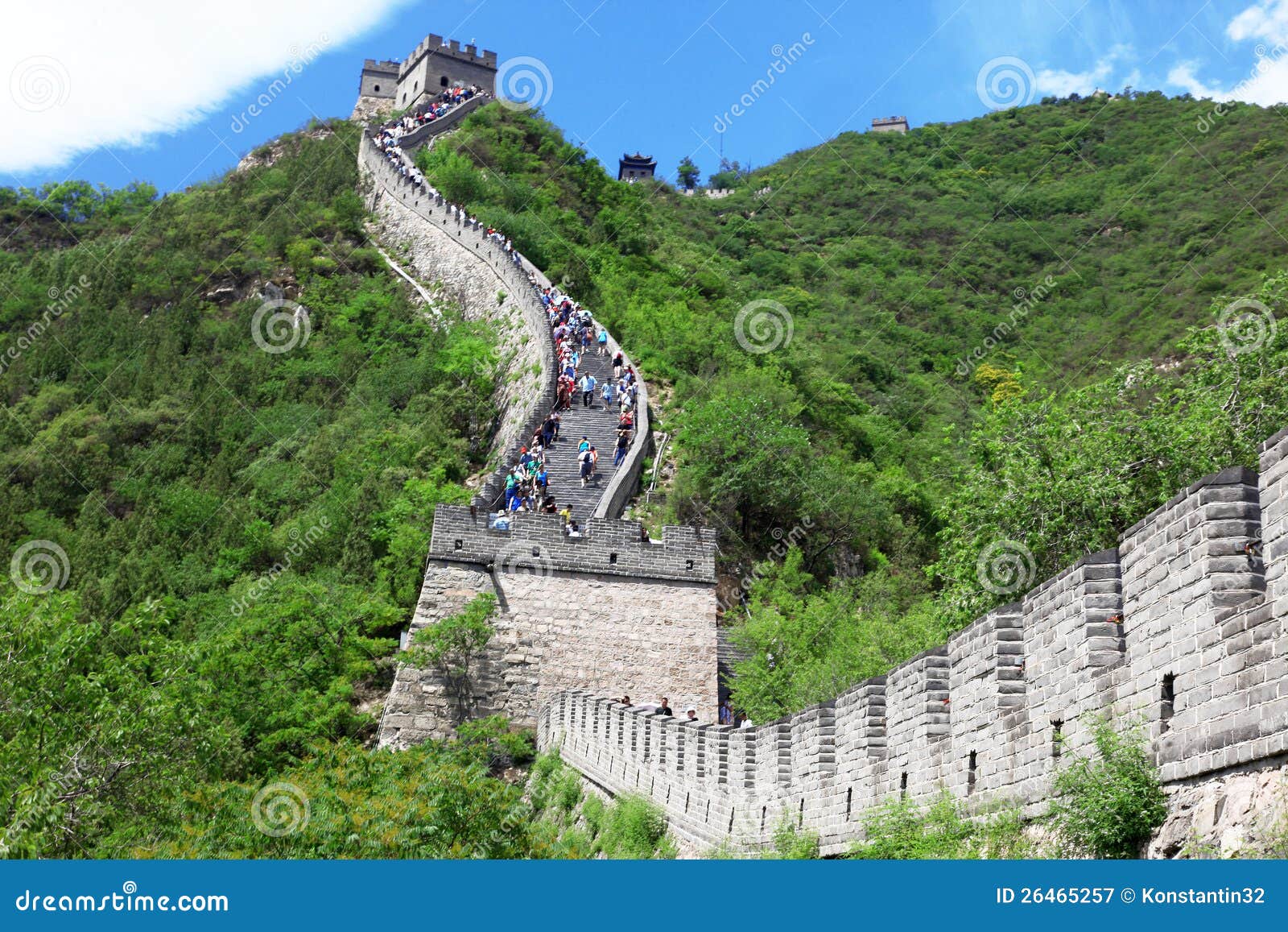 Great Wall, Beijing stock image. Image of nature, brick - 26465257