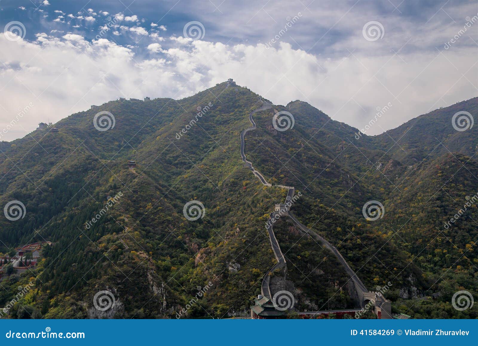 Great Wall of China, North of Beijing Stock Image - Image of asia ...