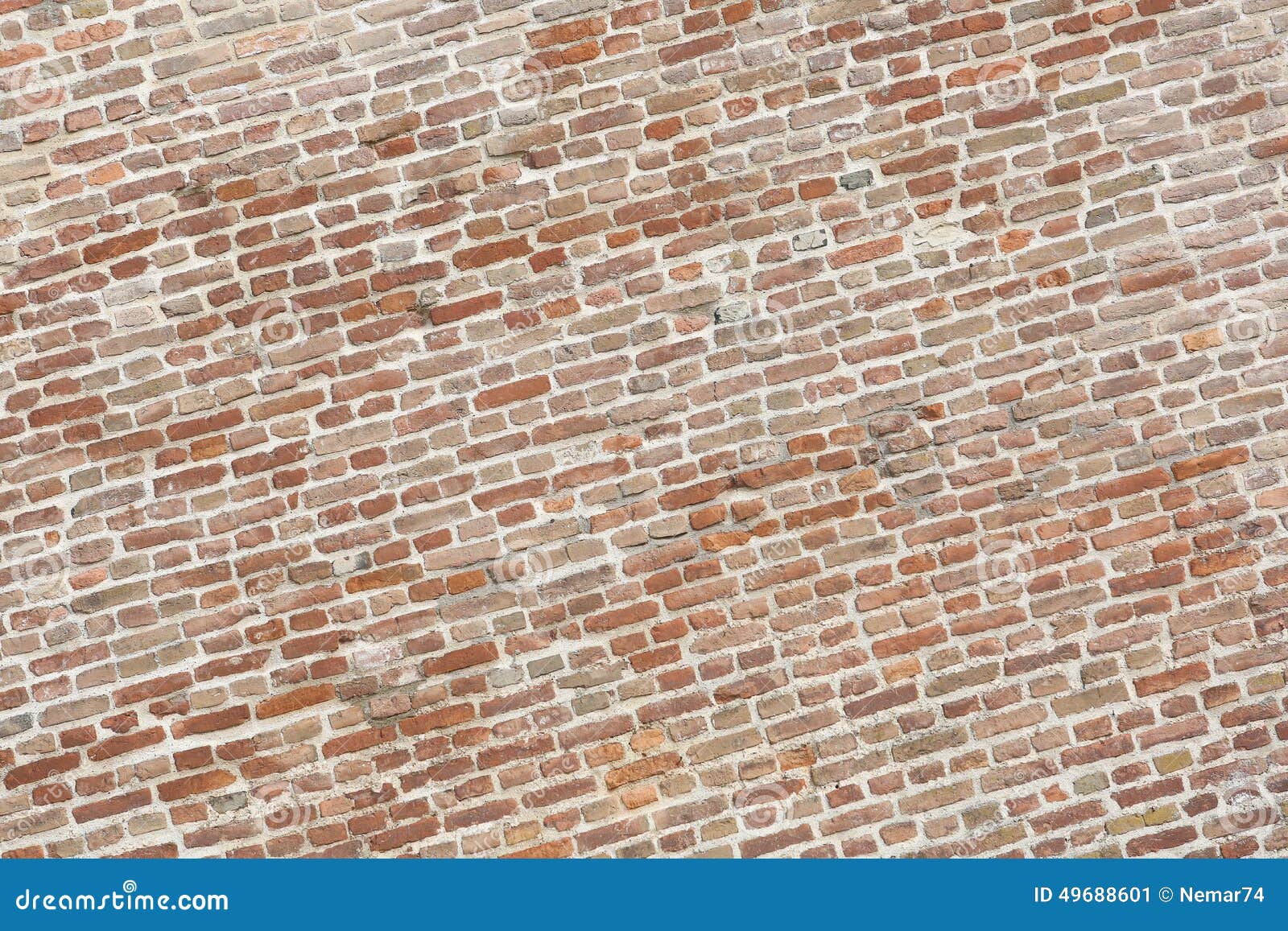 Great Wall of Old Bricks Rusty Vintage Stock Image - Image of tile ...