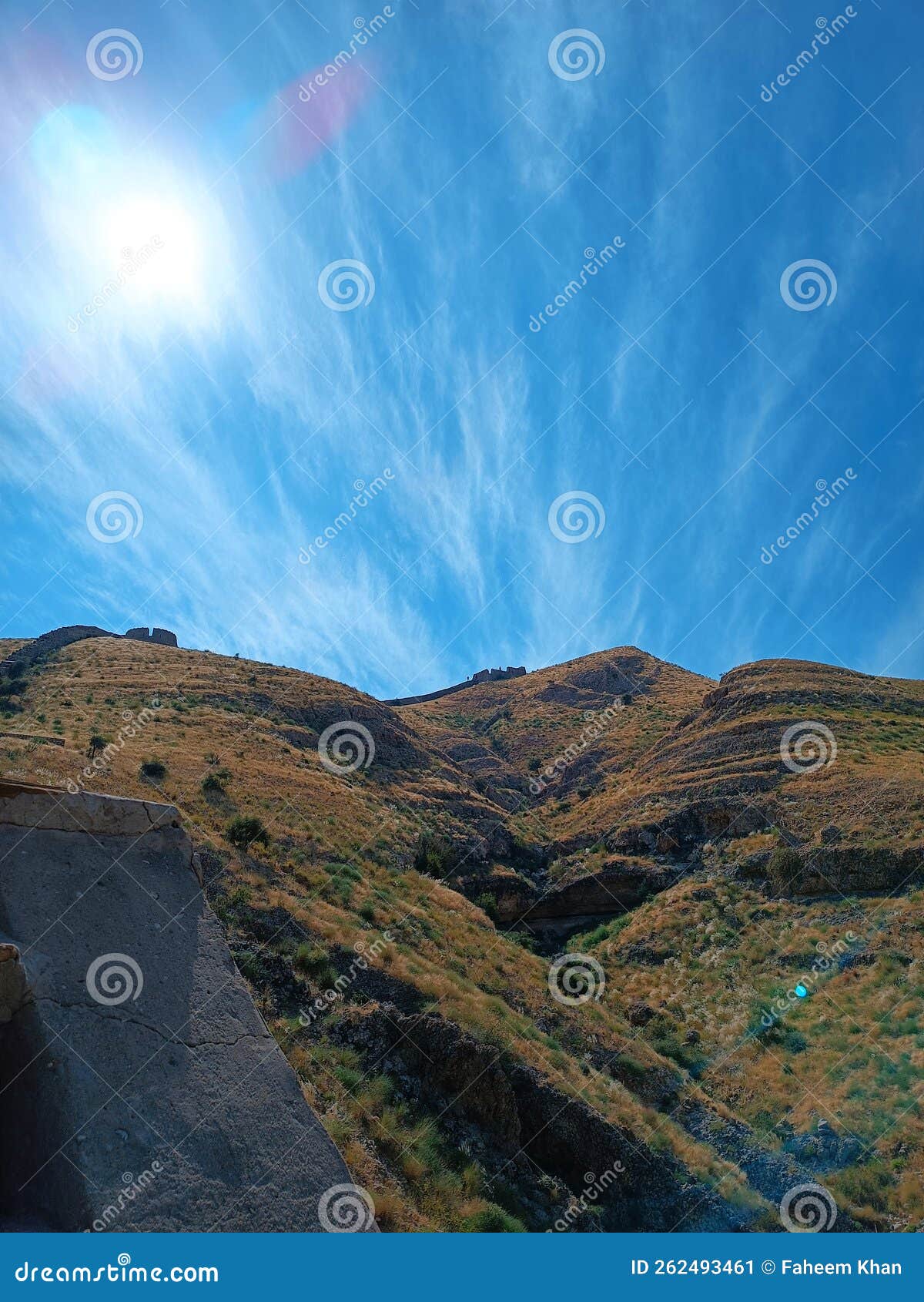 The Great Wall of Pakistan. Rani Kot Fort Stock Image - Image of ...