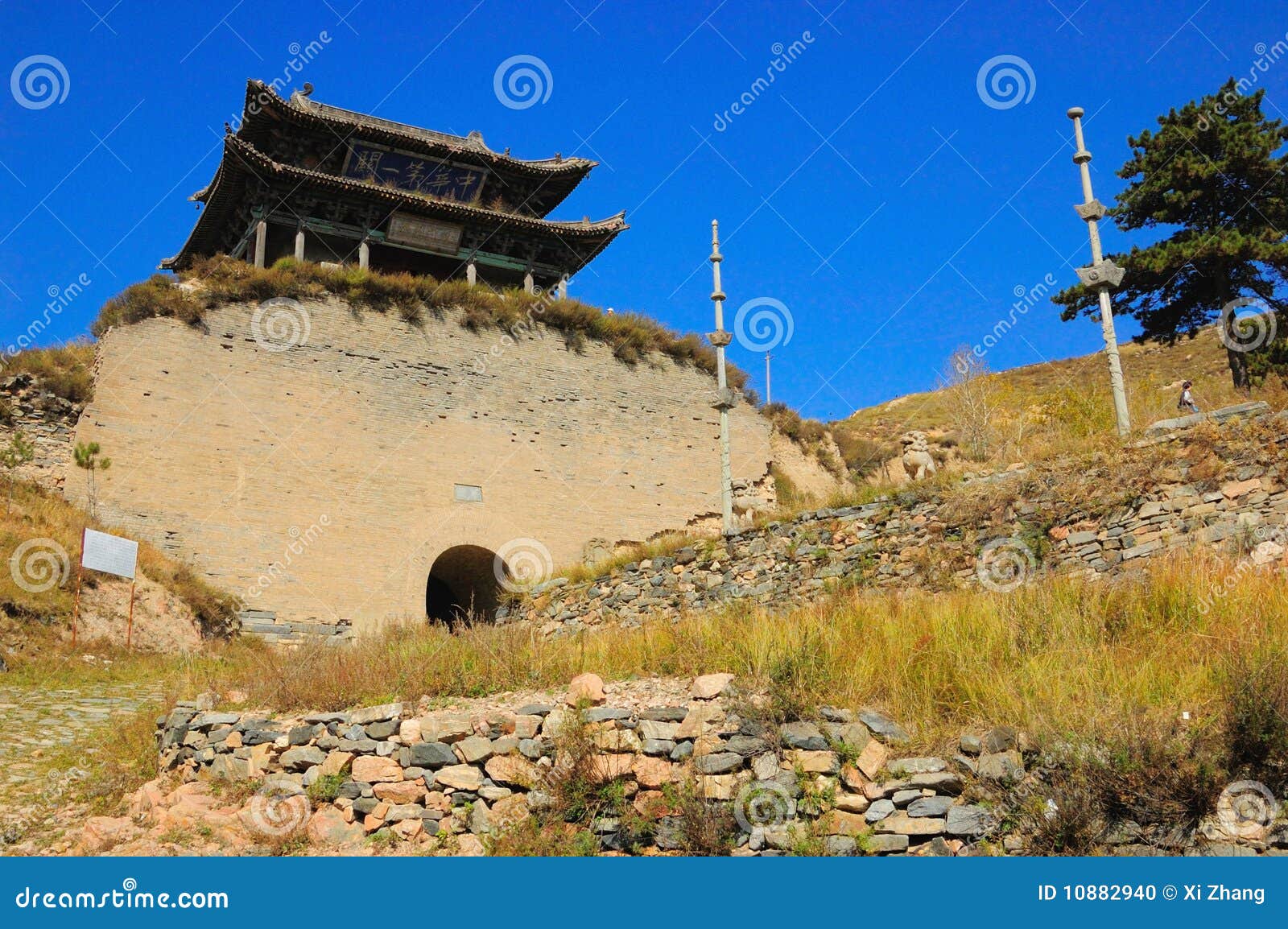The Great Wall passes stock photo. Image of dynasty, great - 10882940