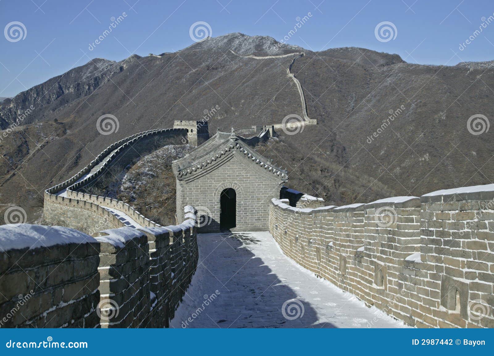 Great Wall, Peking stock photo. Image of culture, asia - 2987442