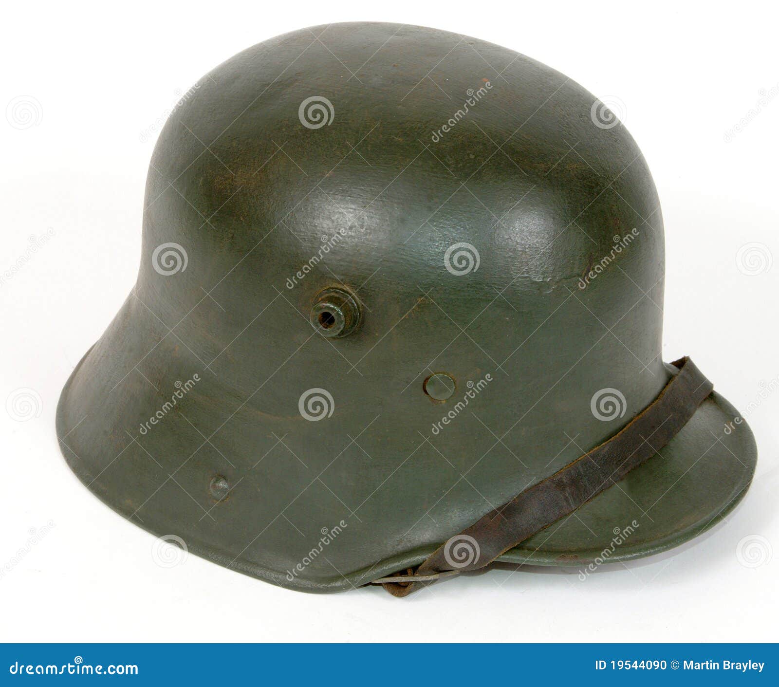 WW1 Great War German Steel Combat Helmet. Stock Photo - Image of ...