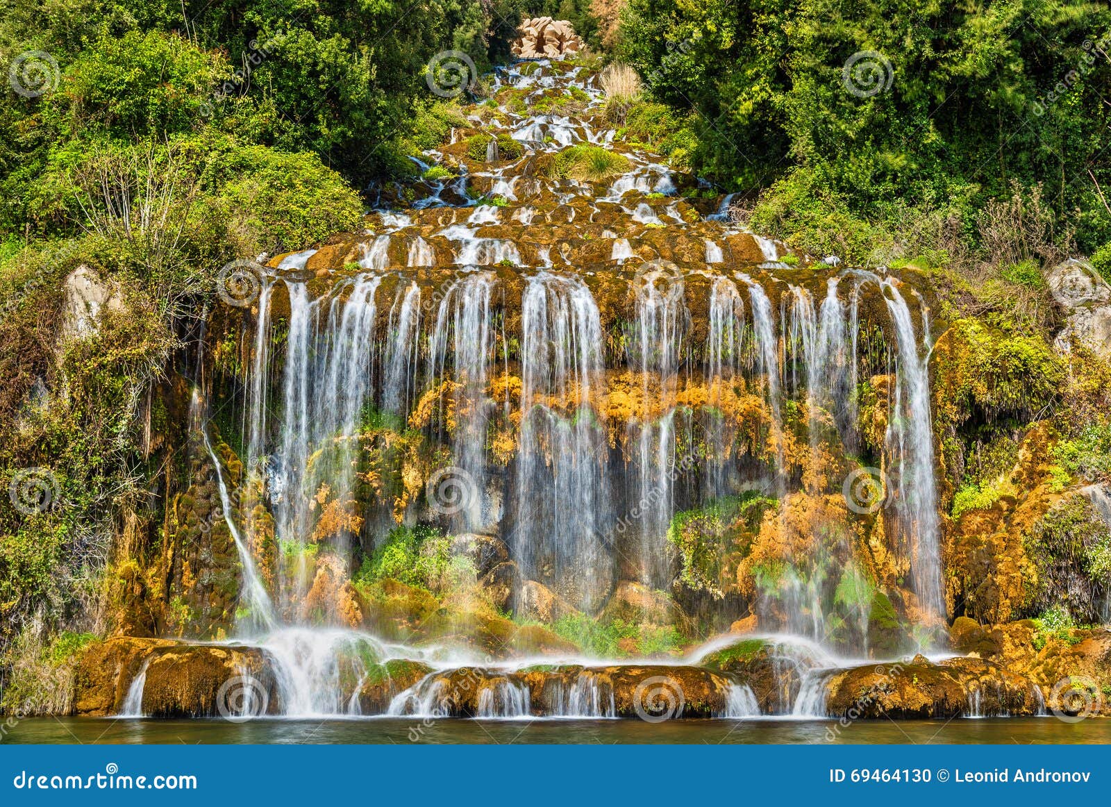 The Great Waterfall at the Royal Palace of Caserta Stock Photo - Image ...