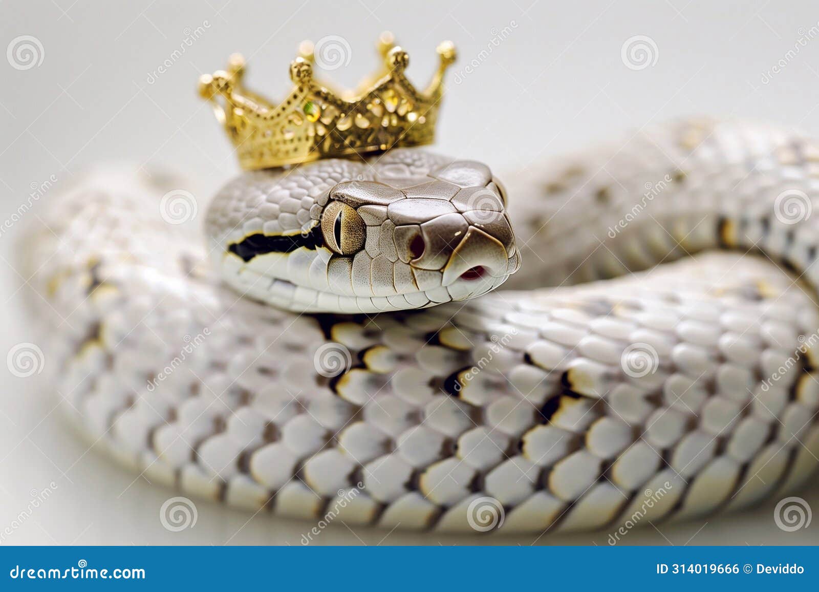 Great white snake stock illustration. Illustration of white - 314019666