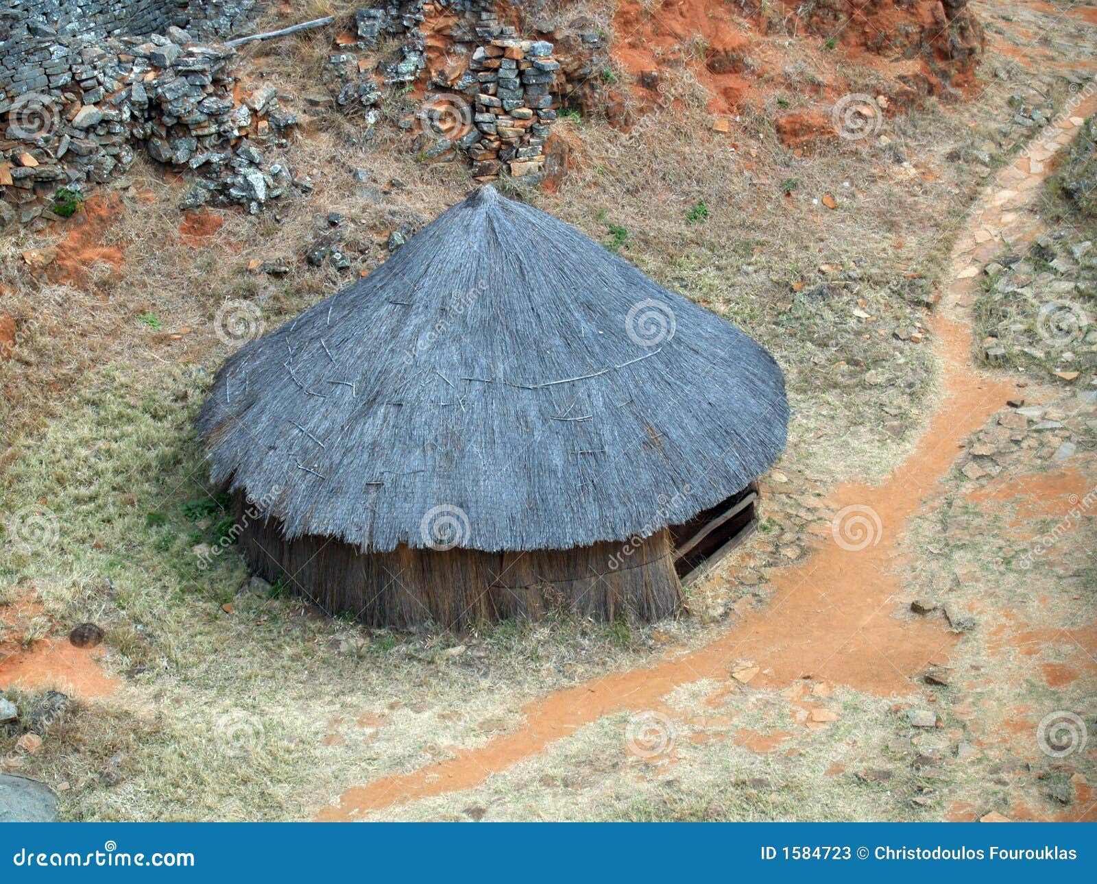 Great Zimbabwe Hut stock image. Image of nature, masvingo - 1584723