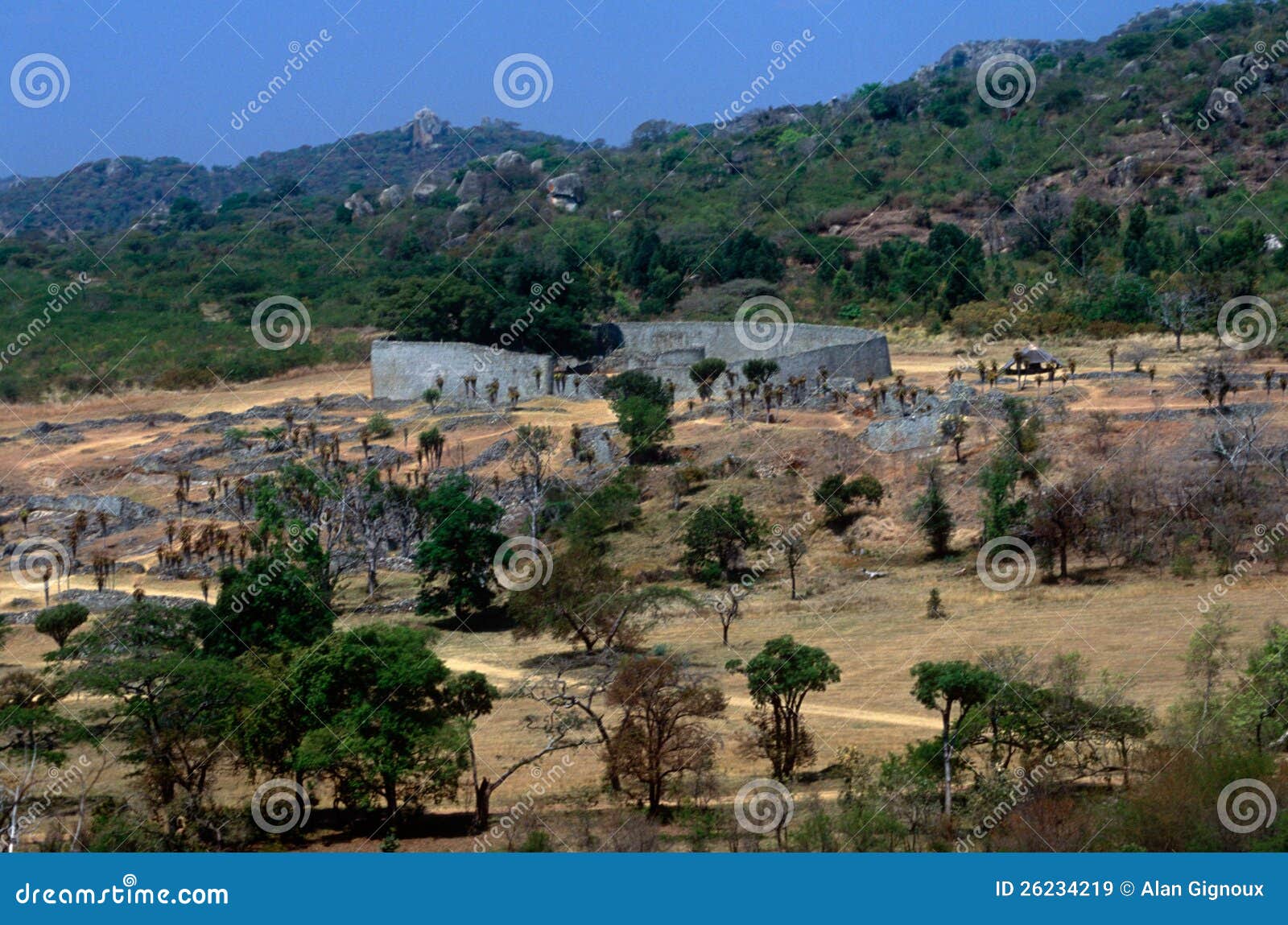 The Great Zimbabwe ruins editorial stock image. Image of site - 26234219