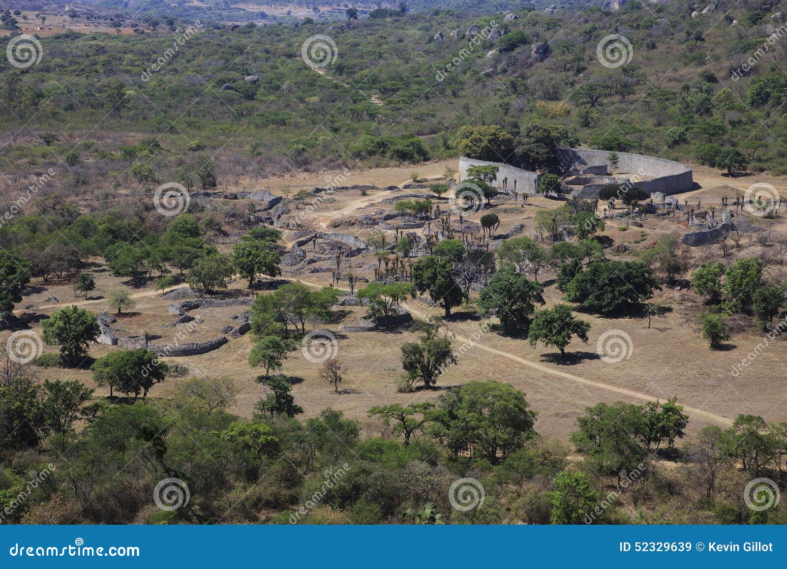 Great Zimbabwe ruins stock image. Image of wall, archaeology - 52329639