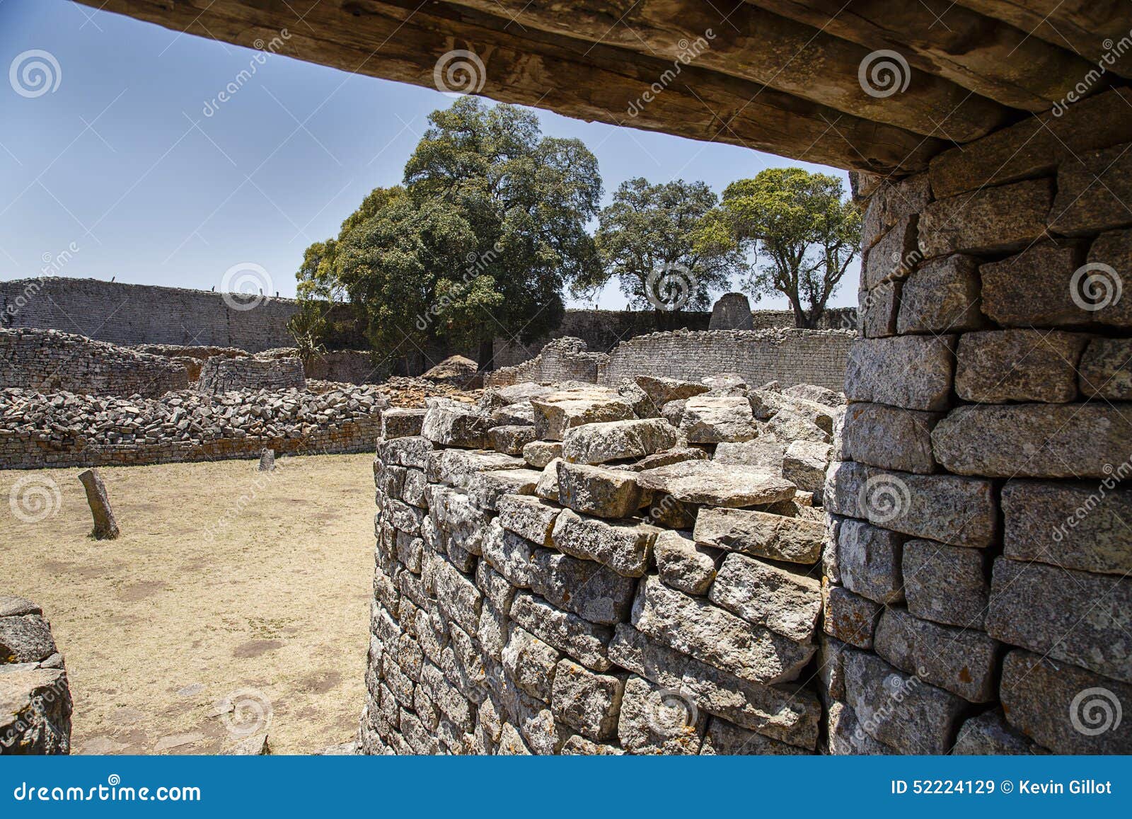 Great Zimbabwe ruins stock image. Image of heritage, great - 52224129