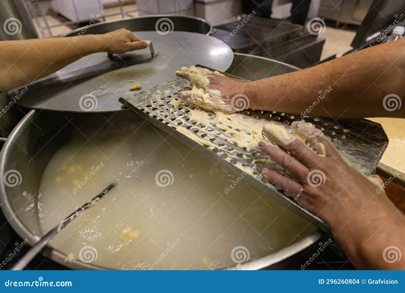 Grated egg drop noodles stock photo. Image of drop, homemade - 296260804