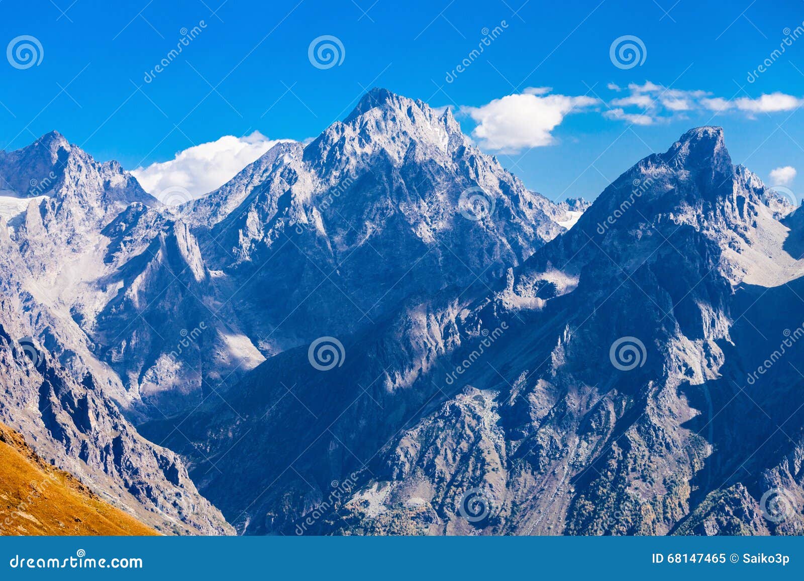 Greater Caucasus mountains stock image. Image of extreme - 68147465
