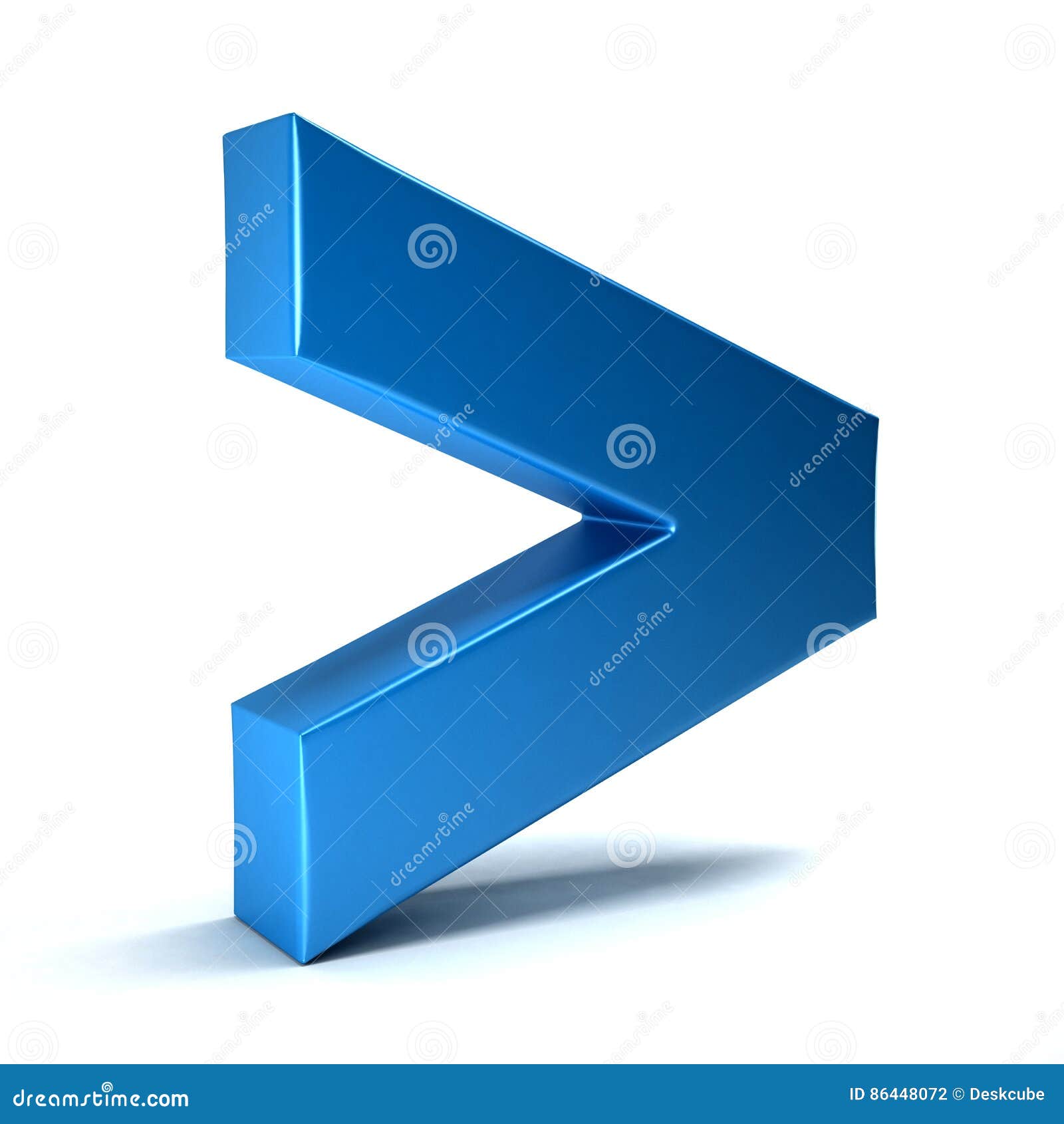 Greater Than Math Symbol stock illustration. Illustration of education ...