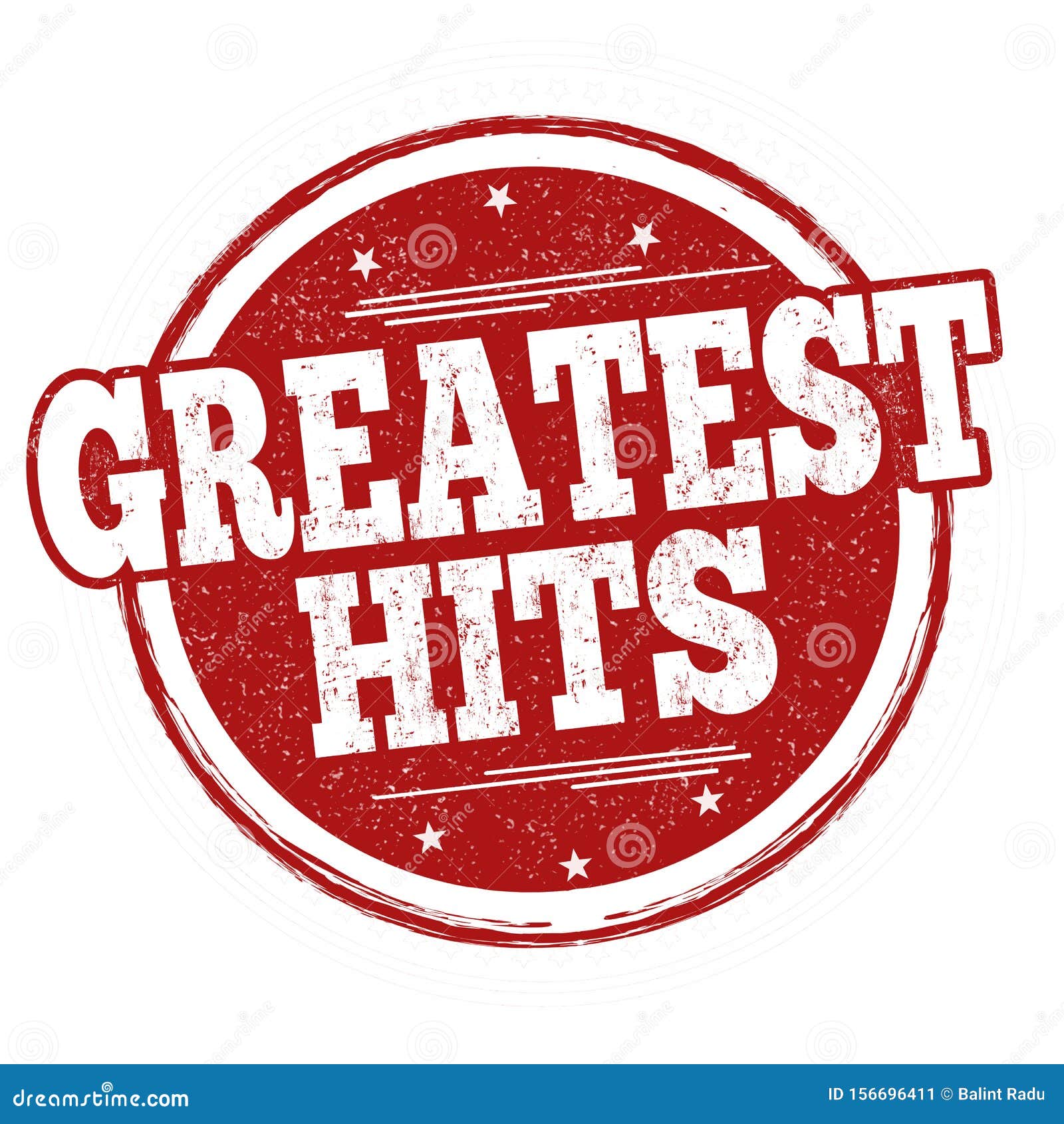 Greatest Hits Sign Or Stamp On White Background, Vector Illustration ...